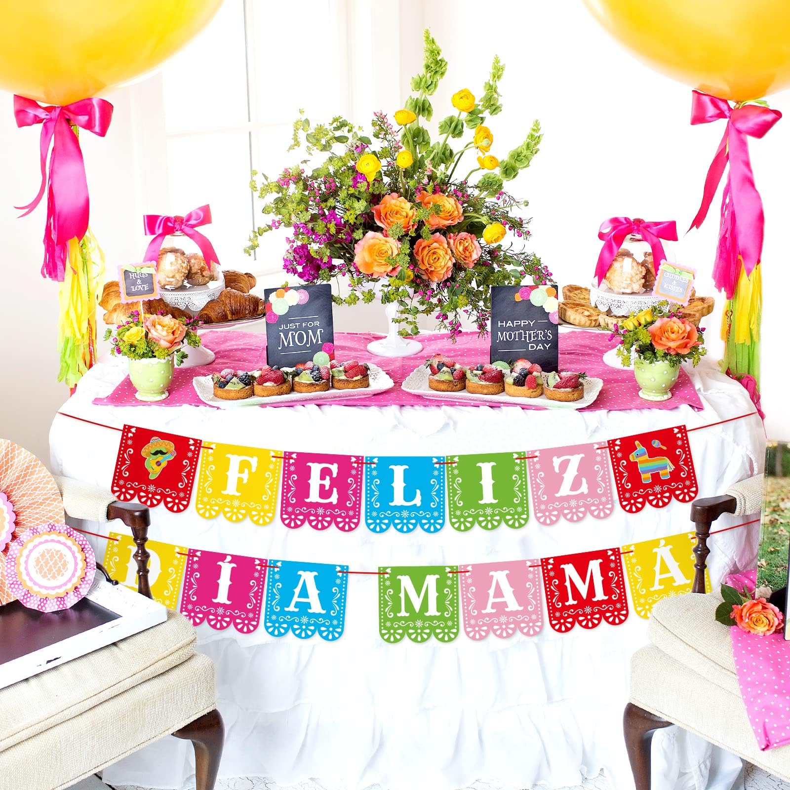 Snapklik.com : Feliz Dia Mama Banner Mexican Mothers Day Party Decor ...