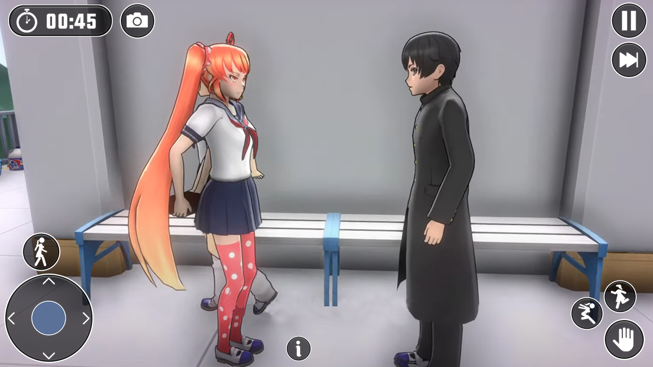 Anime High School Yandere Girl Life Simulator - Real School Sakura Girl ...