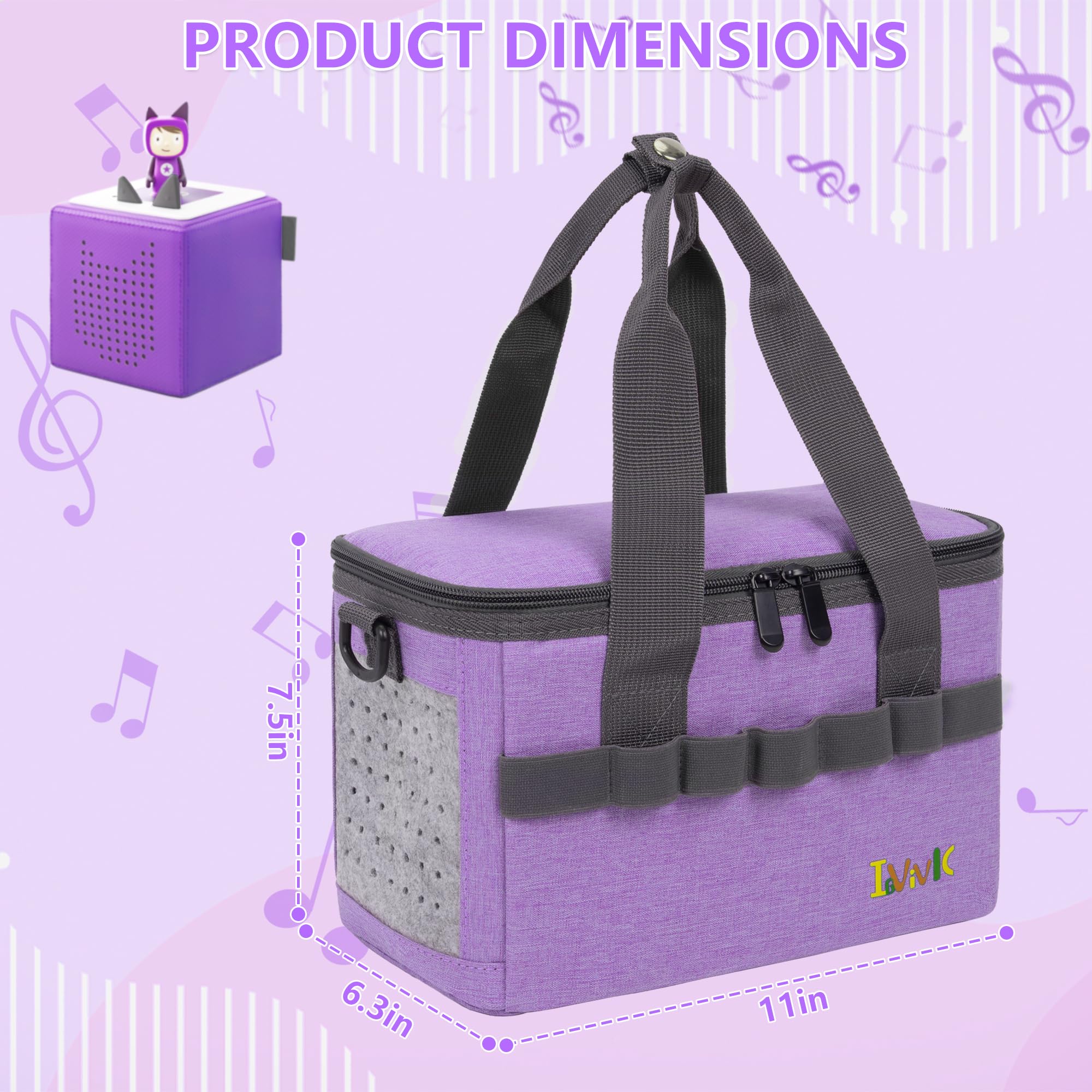 Snapklik.com : IBVIVIC Toniebox Carrying Case For Toniebox Figures ...