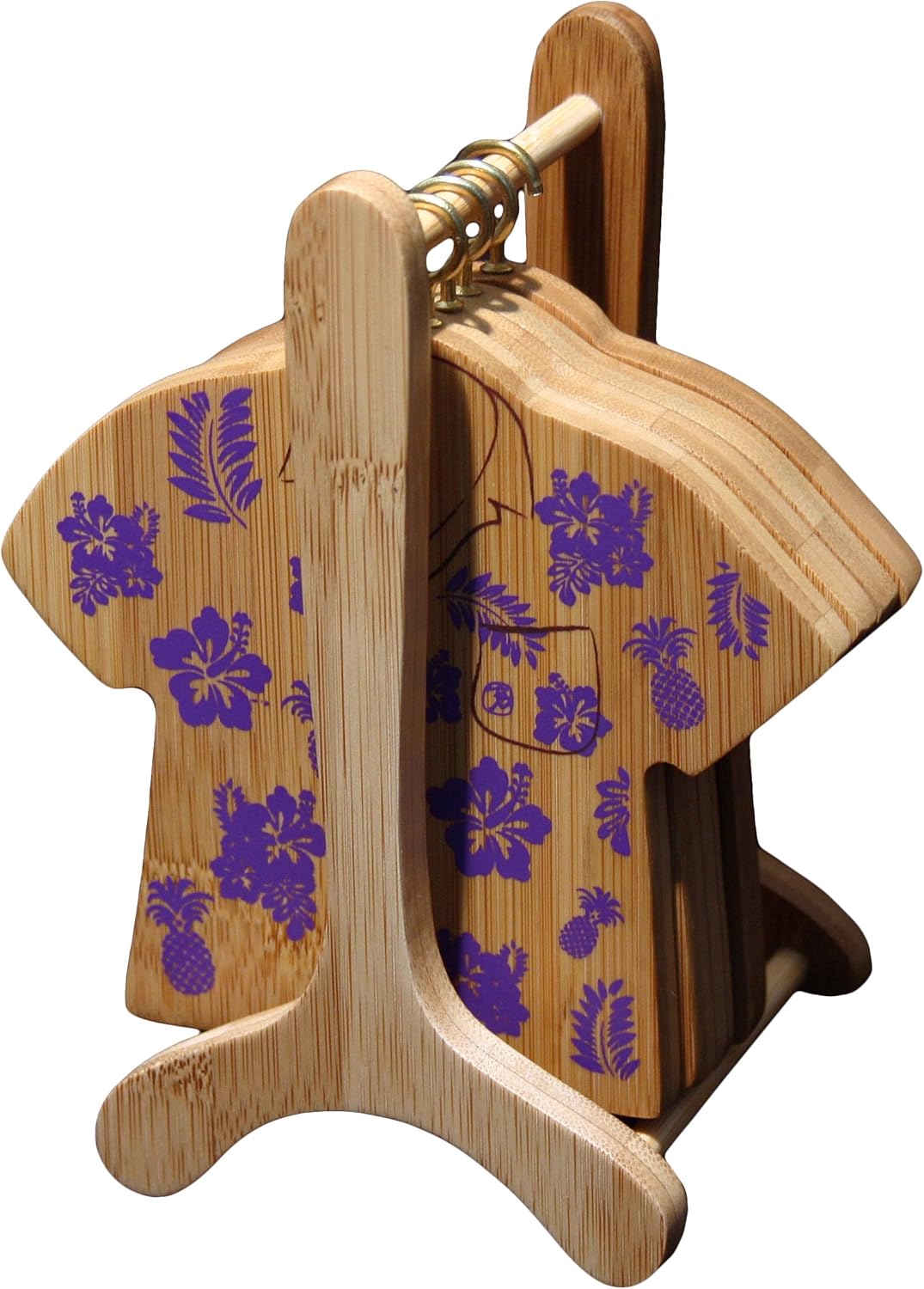 Amazon.com | Totally Bamboo Shirt Coaster Set: Coasters