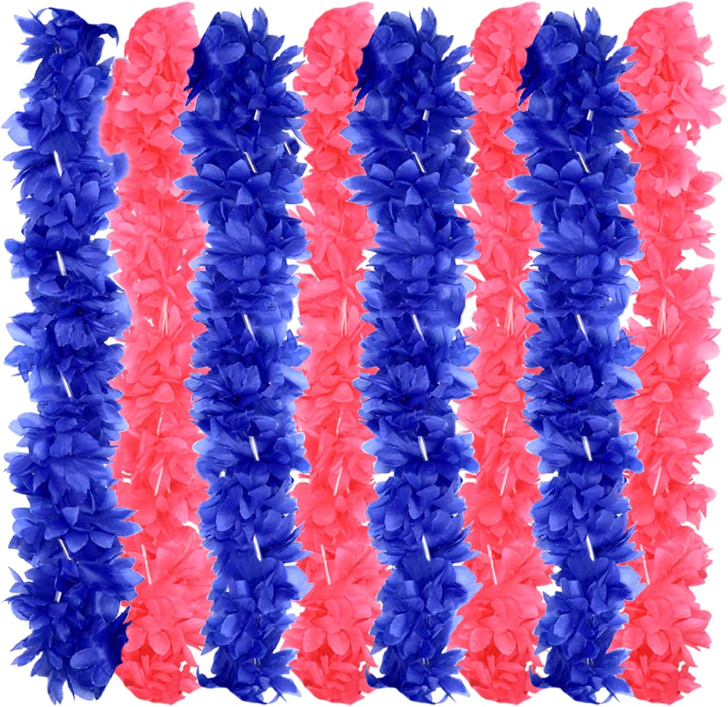 Amazon.com: HITISPACE Pink and Blue Leis Bulk for Gender Reveal Baby ...