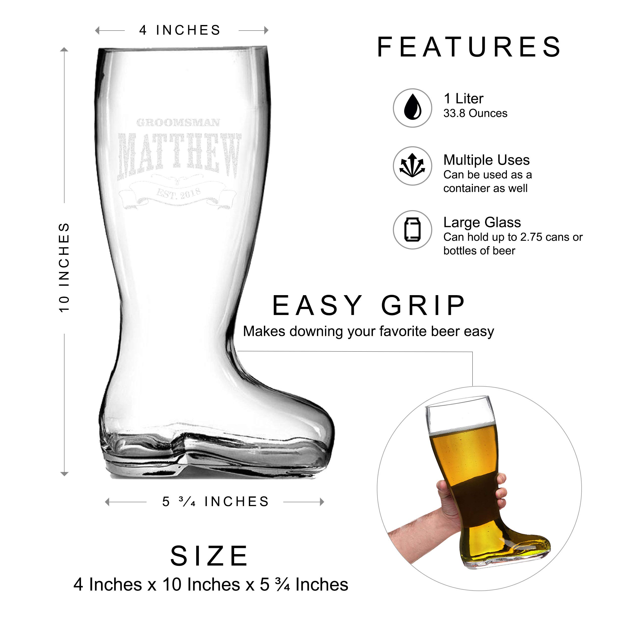 Das Boot Glass Engraved