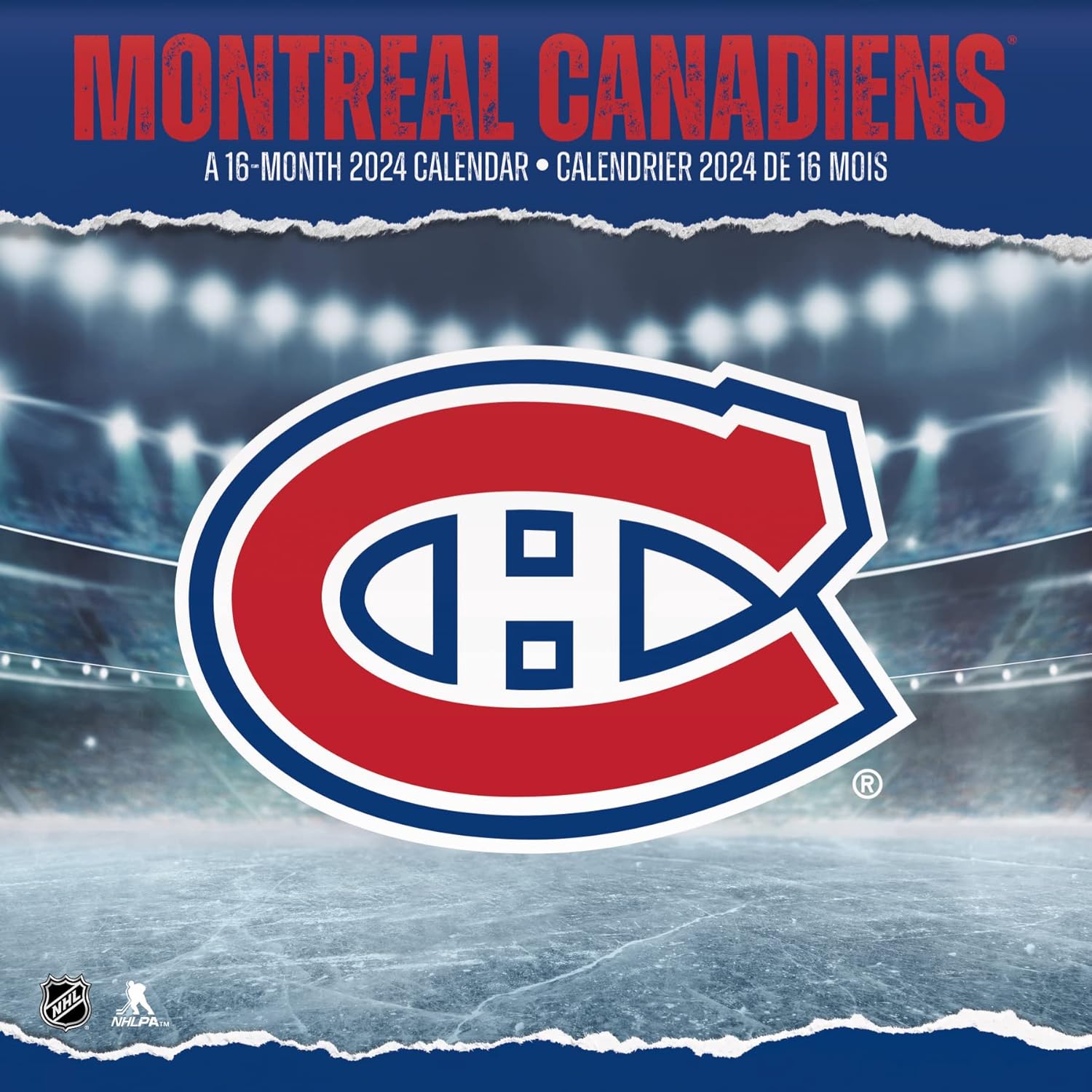 2024 NHL Montreal Canadiens Wall Calendar (Bilingual French) (English ...