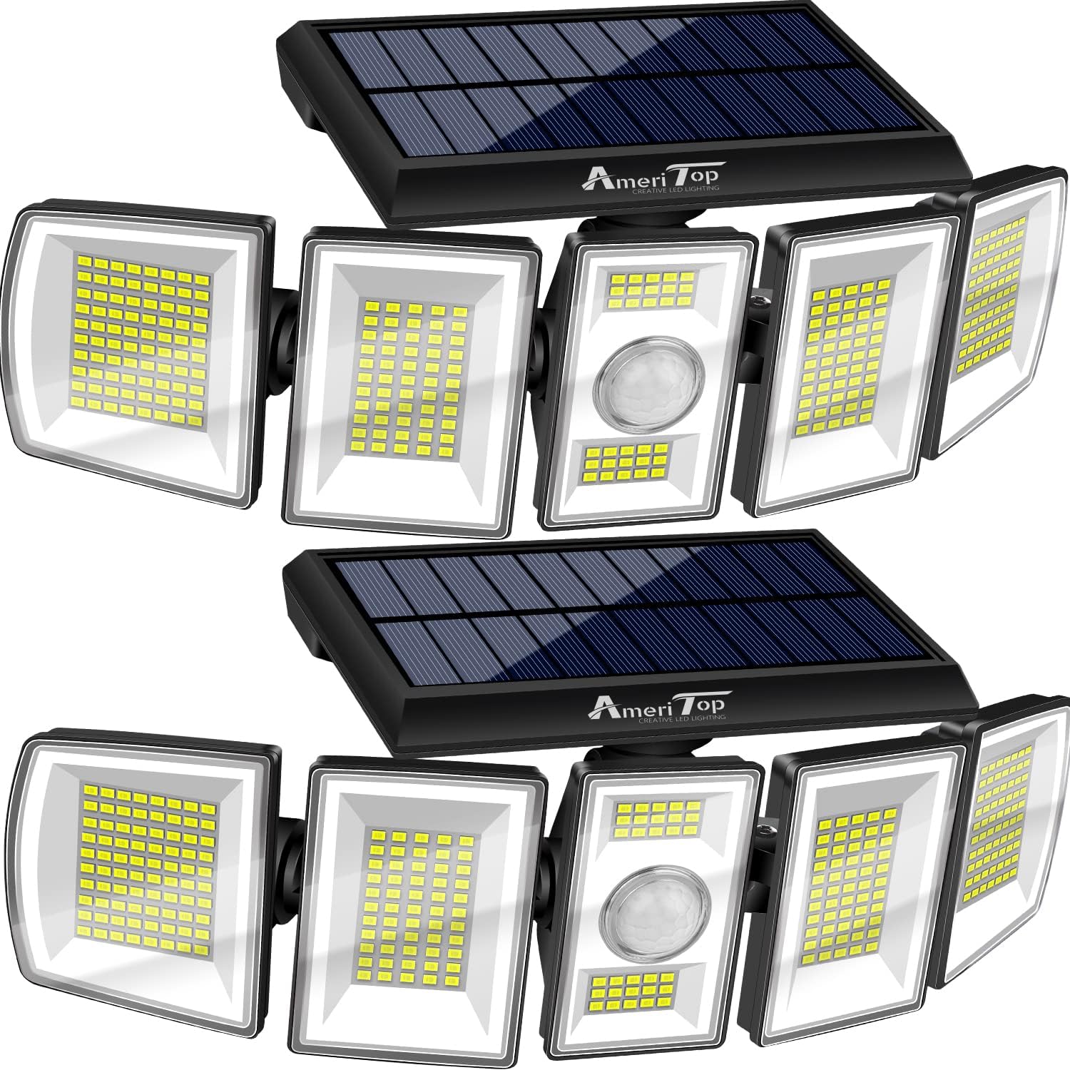 Westinghouse 2000 Lumen Solar Motion Activated Triple Head Security ...