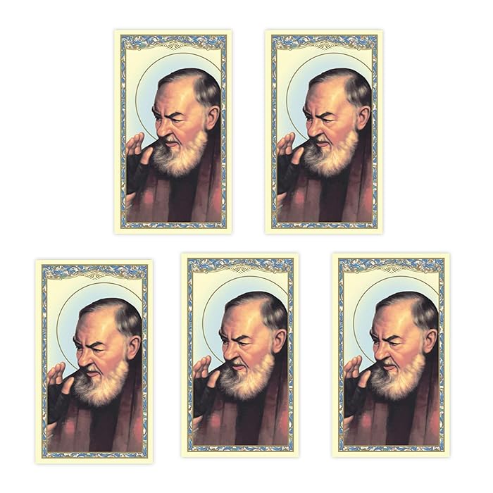 Buy Holly Lines Five-Pack of Saint Padre Pio Patron of Healing ...