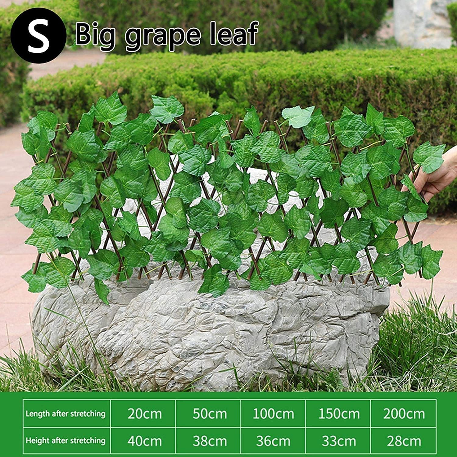 Retractable Privacy Screen Expandable Artificial Privacy Fence Screen ...