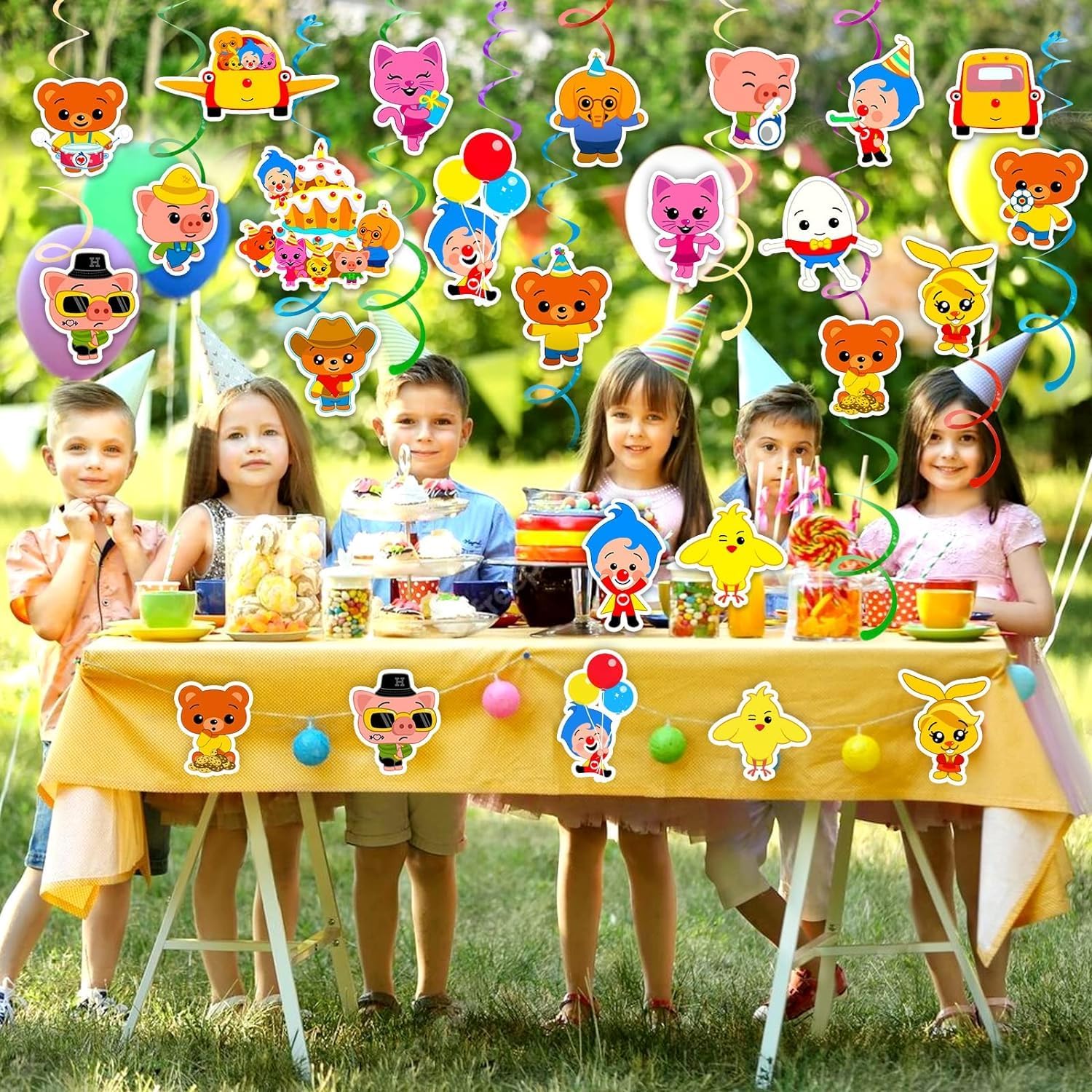 20Pcs Plim Plim Party Decorations Plim Plim Birthday Bahrain | Ubuy