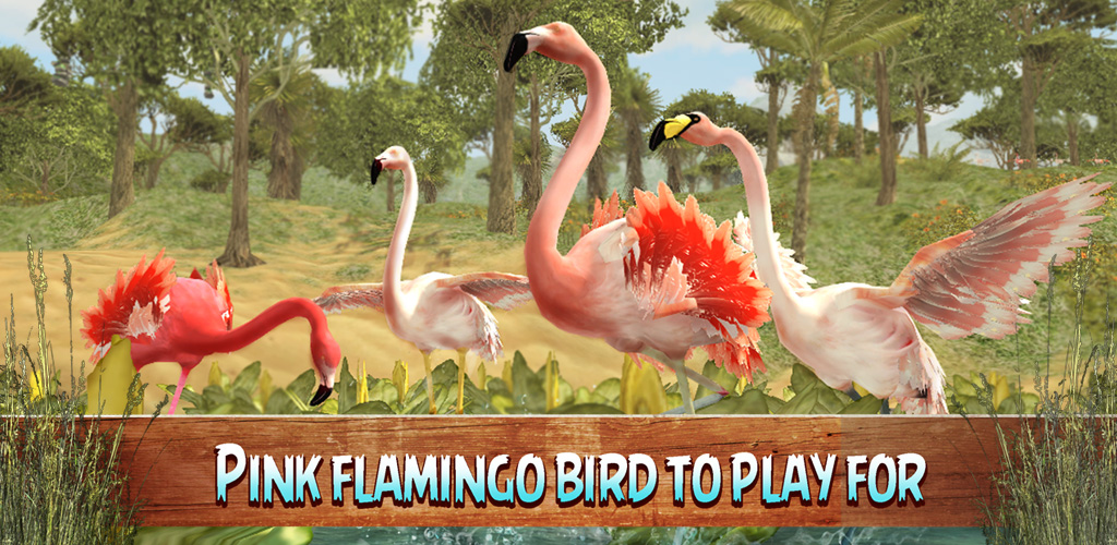 Wild Pink Flamingo Island Simulator – Coastal Life:Amazon.com:Appstore ...