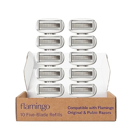 Amazon.com: Flamingo Women's Original Razor Blade Refill Cartridges for ...