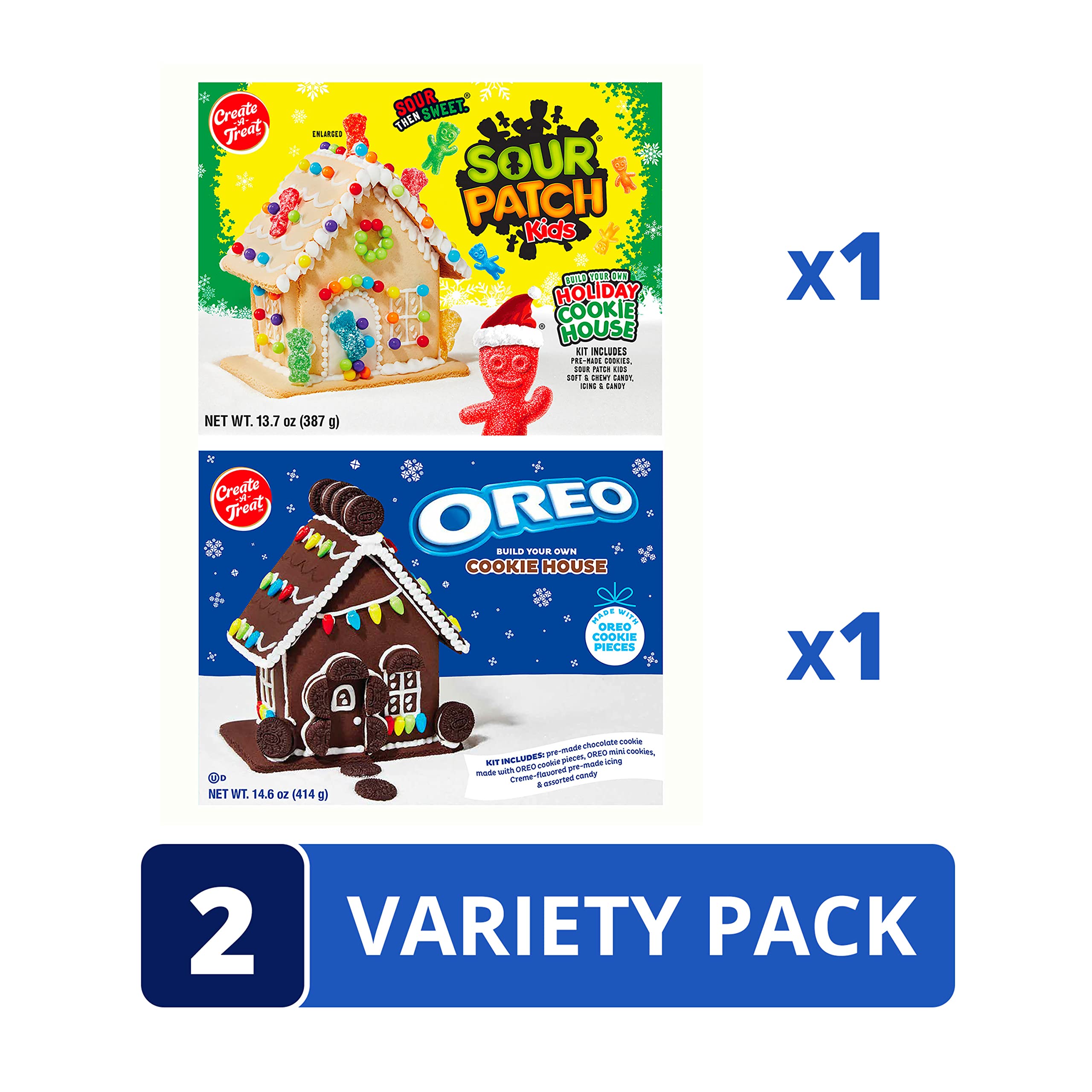 Snapklik.com : Create-A-Treat OREO Holiday Cookie House Kit And SOUR ...
