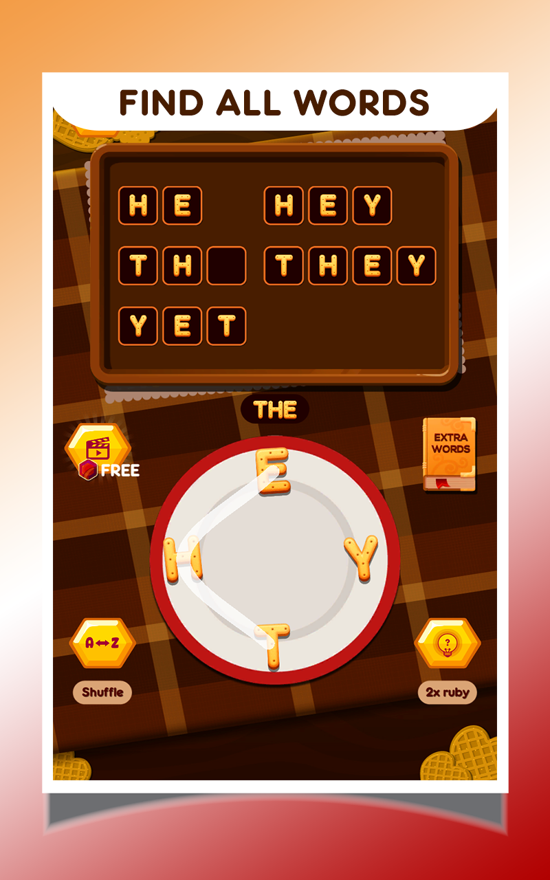 Word Link - Search, Stack and Connect the Cookie Puzzle - App on Amazon ...