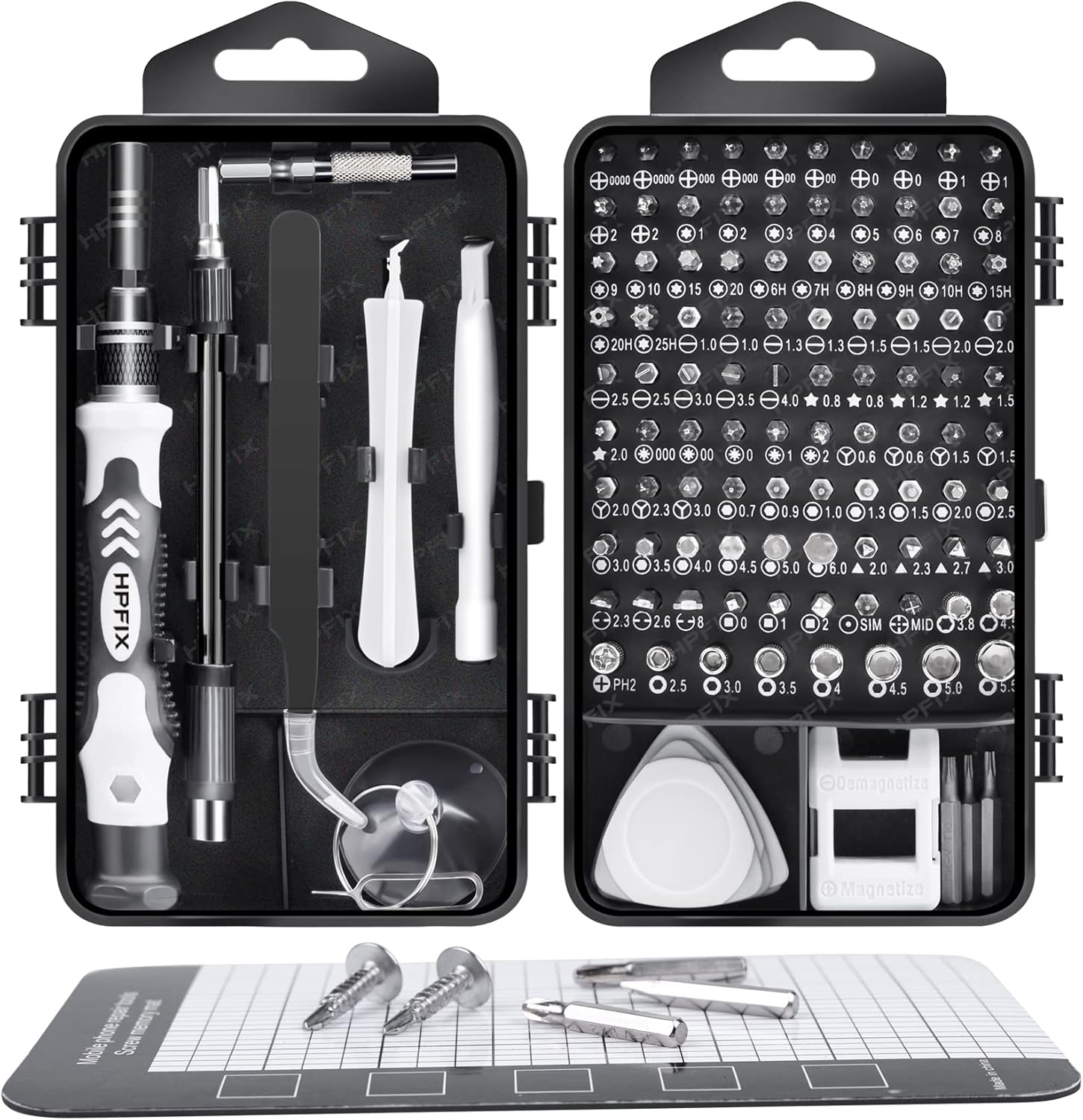 Amazon.com: Computer Repair Tool Kit, HPFIX 122 in 1 Precision ...