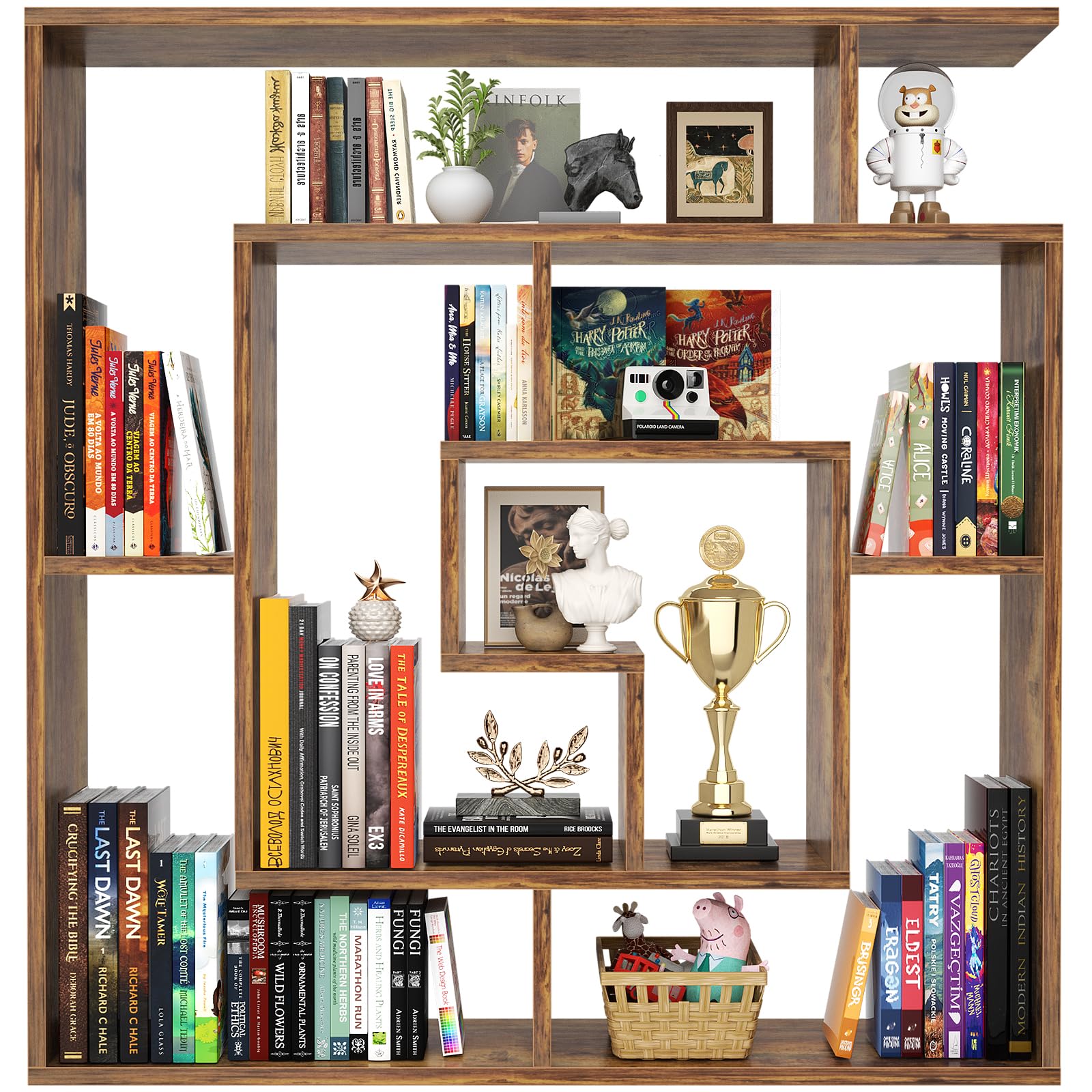 Snapklik.com : Armocity 6 Tier Display Book Shelf Wall Mounted ...