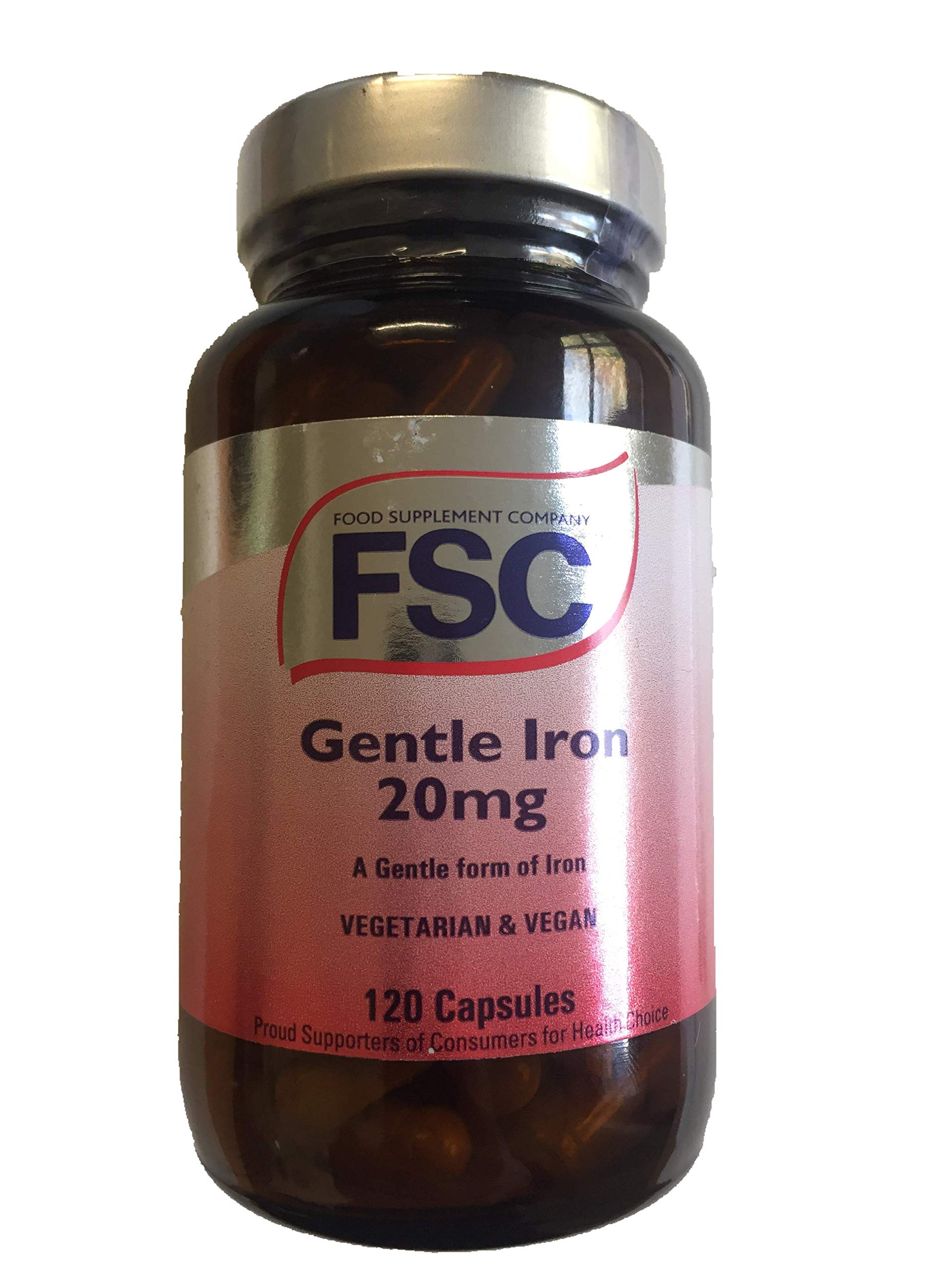 FSC Gentle Iron 20mg 120 Capsules : Amazon.co.uk: Health & Personal Care