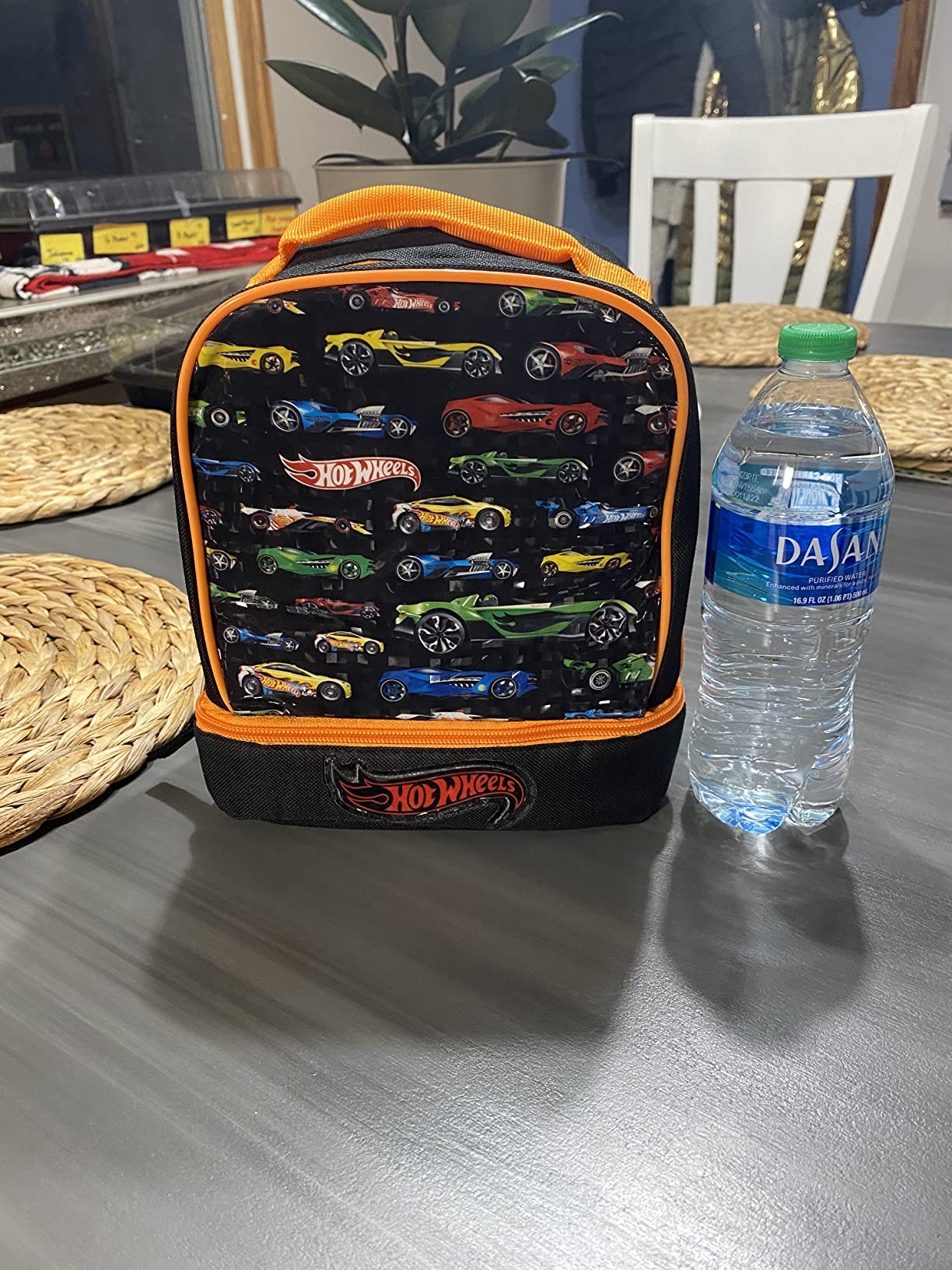 Amazon.com: Hot Wheels Matchbox Cars Kids Insulated 2-Section Padded ...