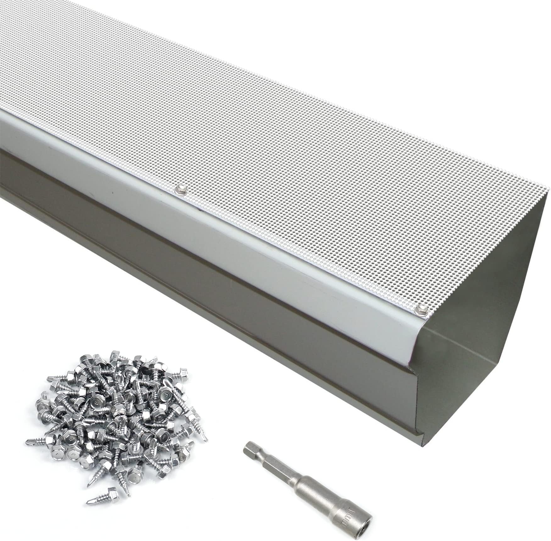 HydroShield Snap Fit Gutter Guard (5in. - Carton of 25 Pieces (75 ...