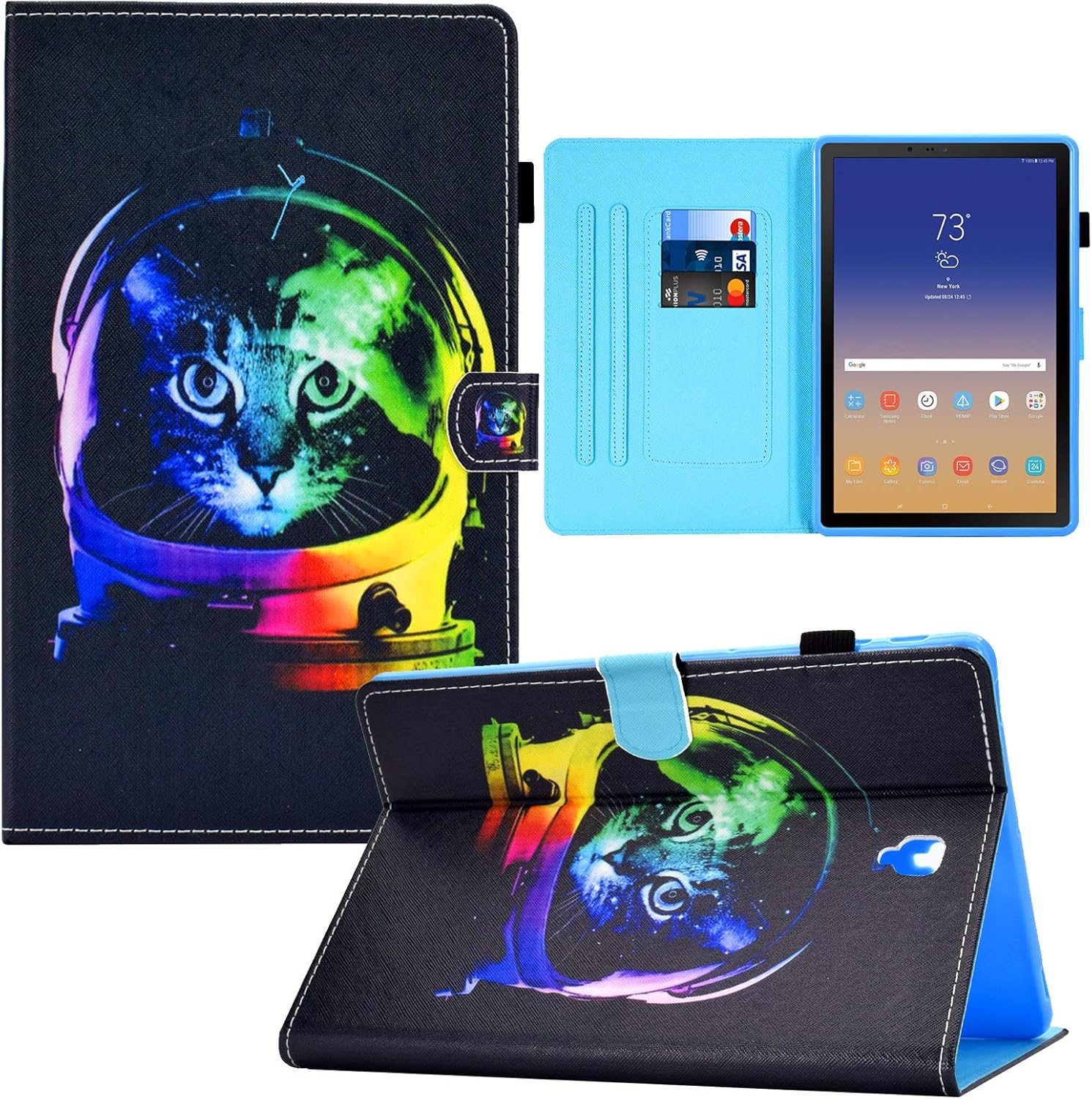Galaxy Tab S4 10.5 SM-T830 Case, RASUNE Multiple Viewing Angles Stand ...