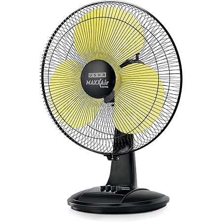 Buy USHA Maxx Air Ultra 400MM Table Fan (Golden) Online at Low Prices ...