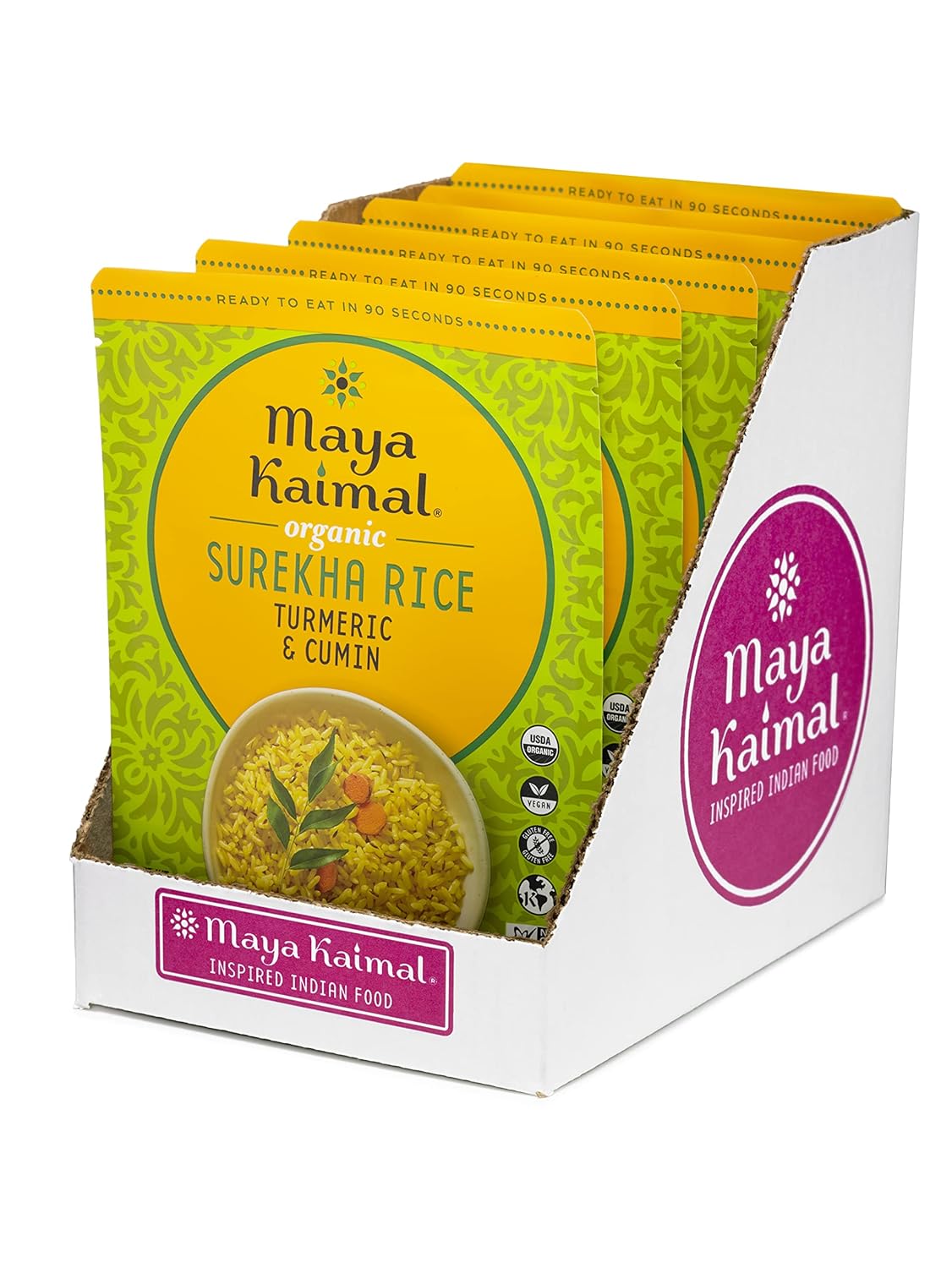 Amazon.com : Maya Kaimal Foods - Organic Indian Everyday Rice ...