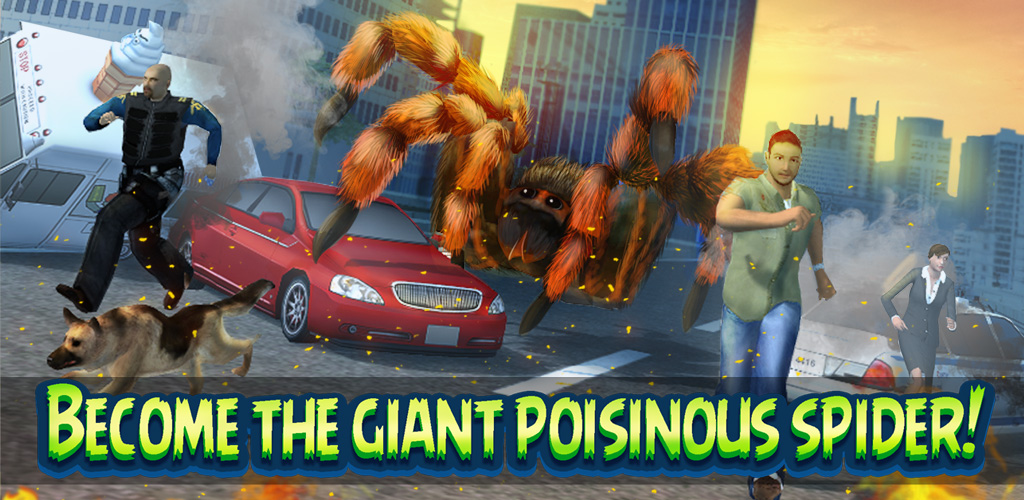 Giant Spider Simulator: City Attack Creature Quest | Poisoning Insect ...