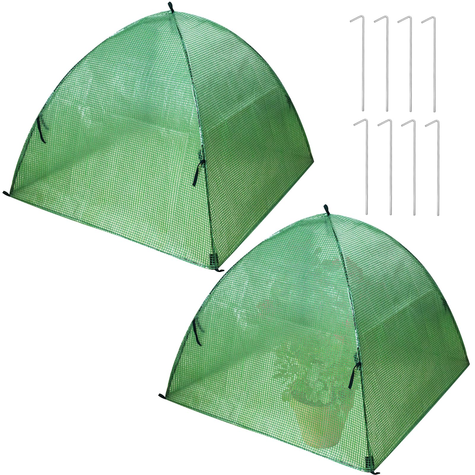Amazon.com : Plant Tent Outdoor Winter Shrub Cover Green Frost Tent ...