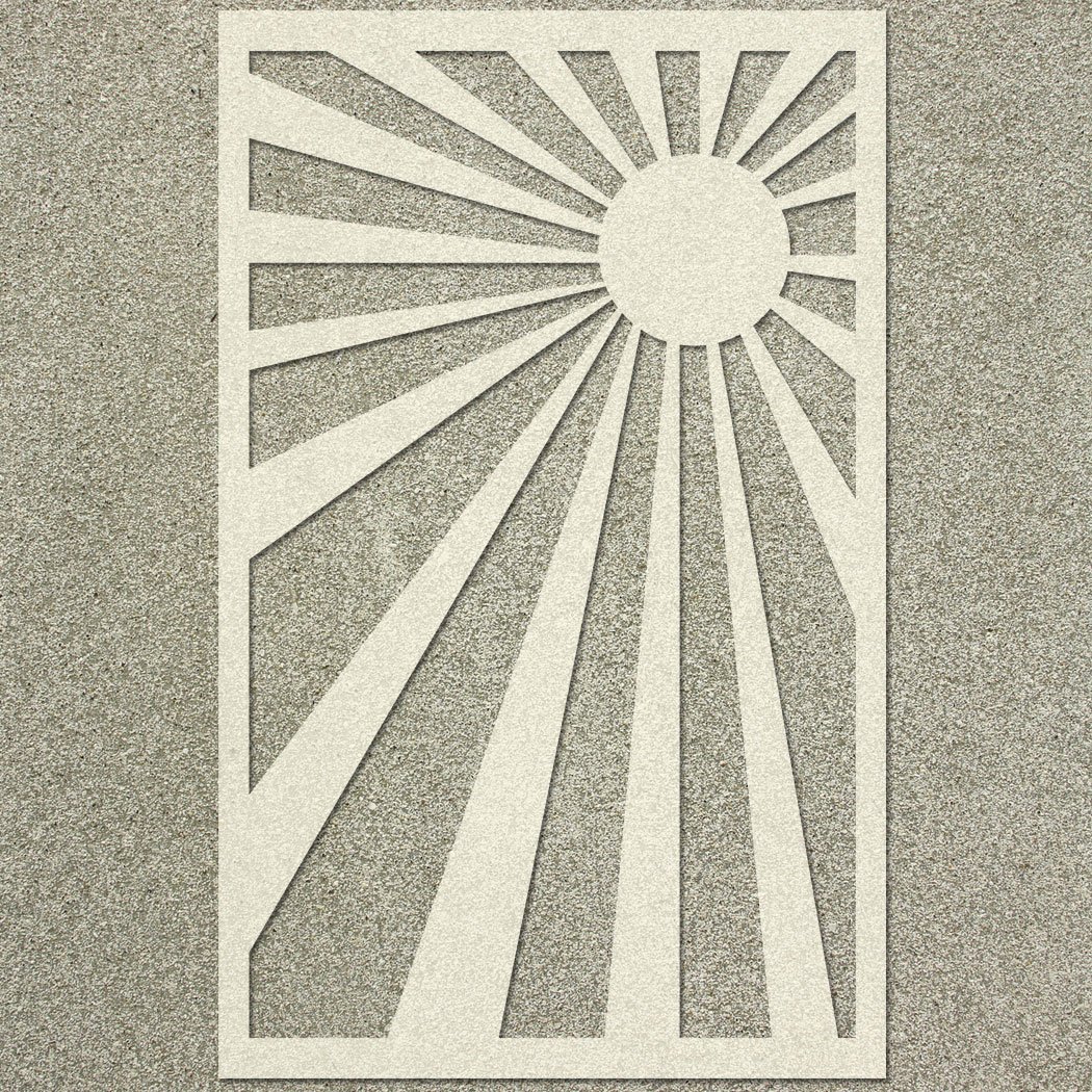 Easy Sun Stencils