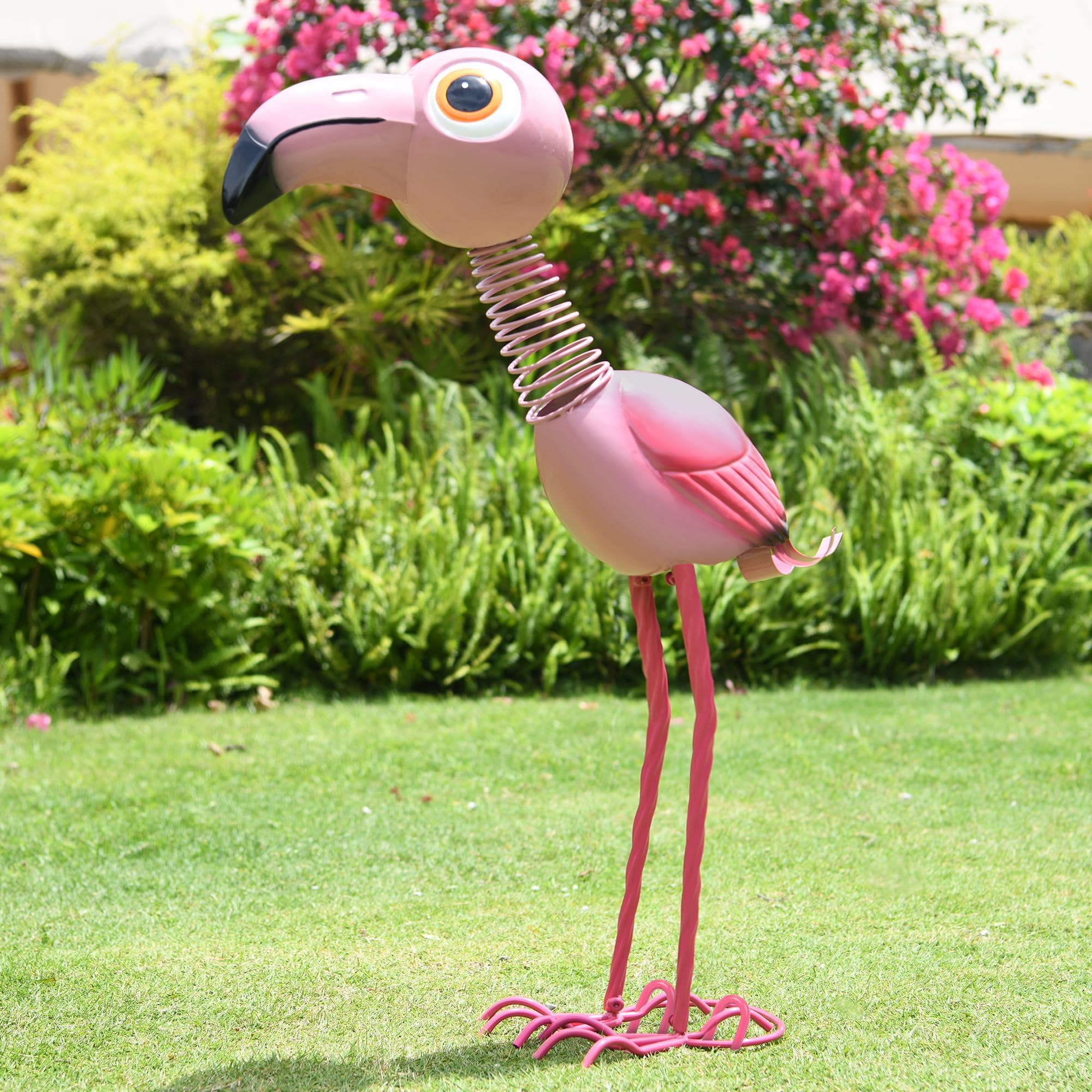 Amazon.com: GiftExpress Pink Flamingos Yard Decorations - 12 Pack Small ...