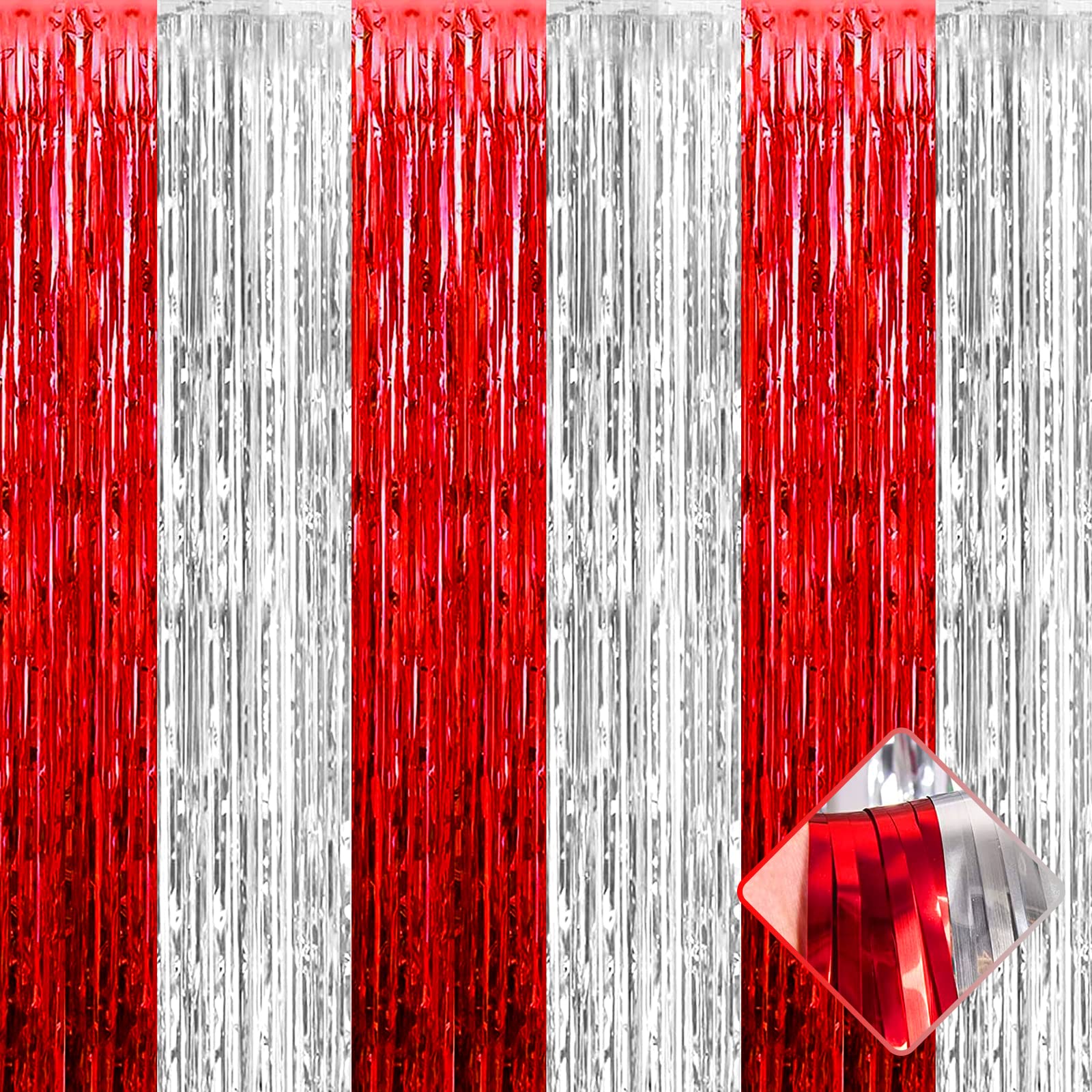 Red And Silver Wedding Background