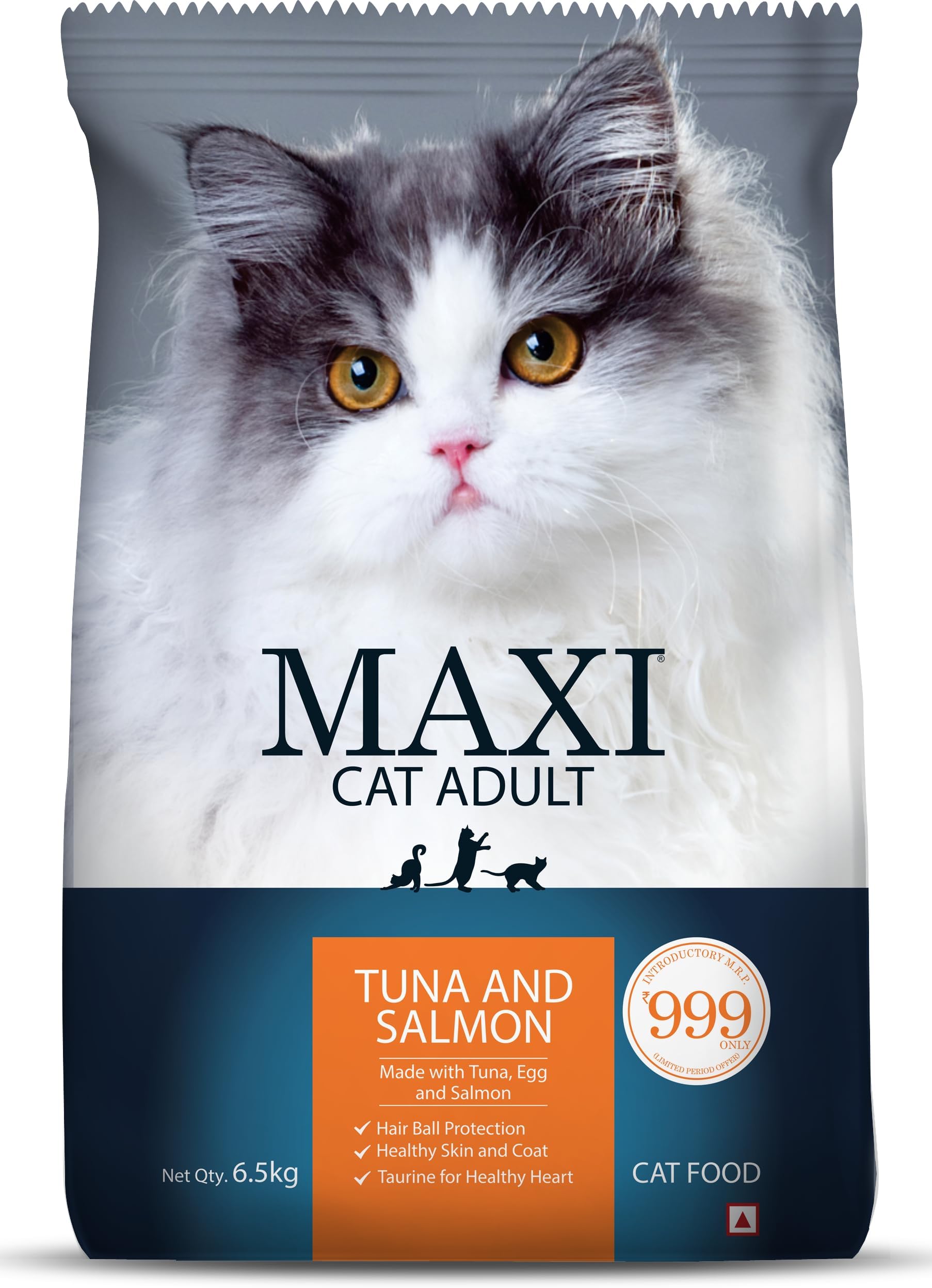 Meat Up Adult Dry Cat Food Tuna & Salmon 1.2 Kg Pack : Amazon.in: Pet ...