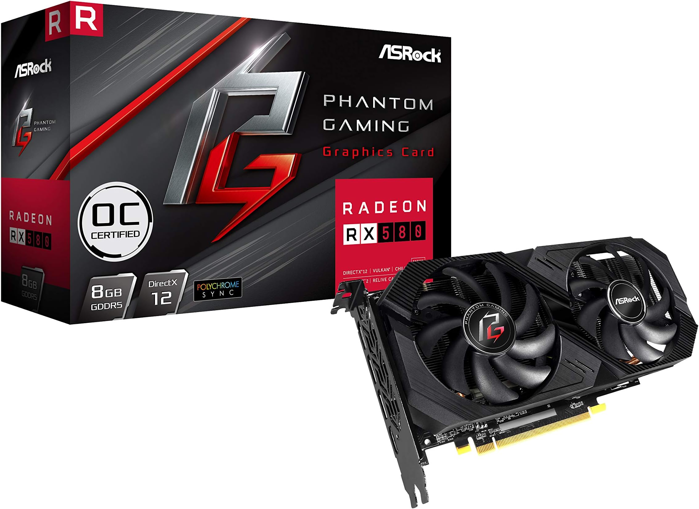 Amazon.in: Buy ASROCK RX580 PGU 8GO Radeon RX 580 PCI_E_X16 Graphics ...