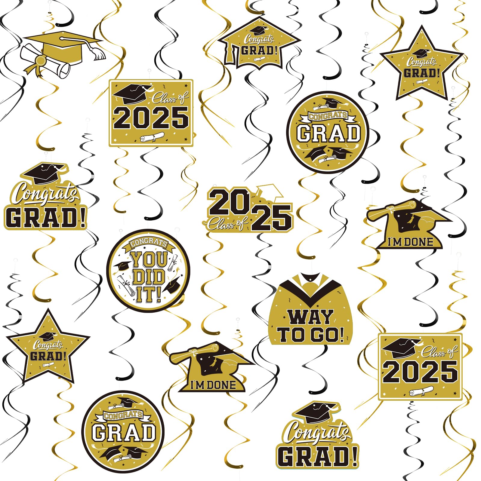 Snapklik.com : 31 PiecesGraduation Decorations Class Of 2025 ...