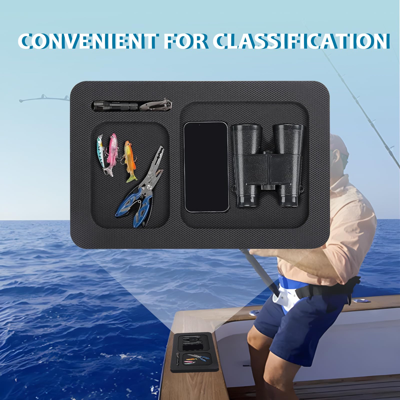 Snapklik.com : 2 PCS Boat Dash Pad, EVA Foam Boat Dash Holder, Center ...