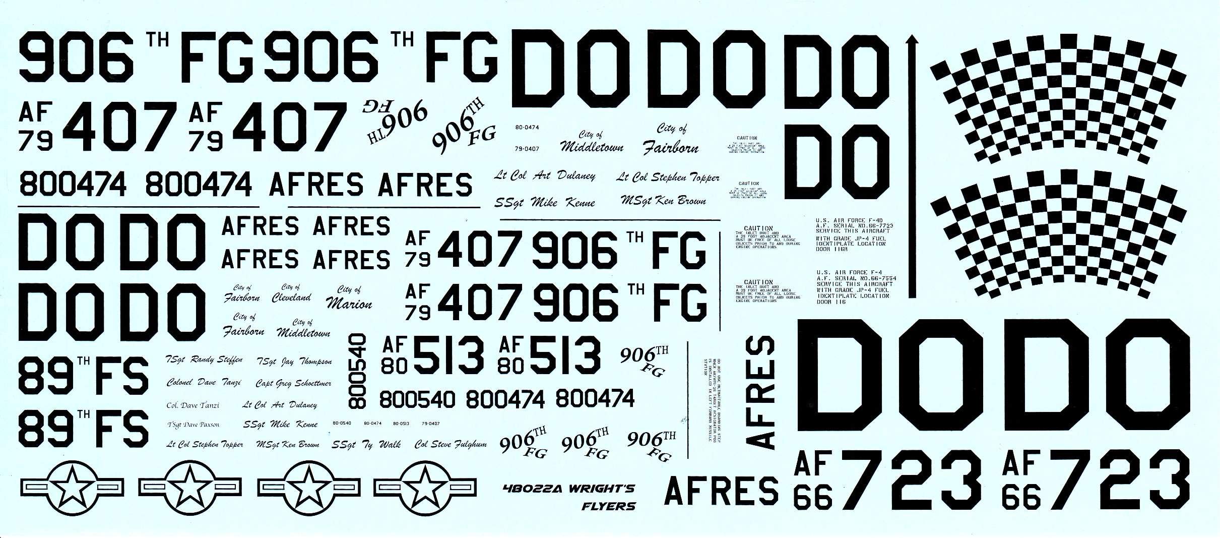 Buy Speed Hunter Graphics RAPSH48022 1:48 1:32 Wright's Flyers: 906th ...