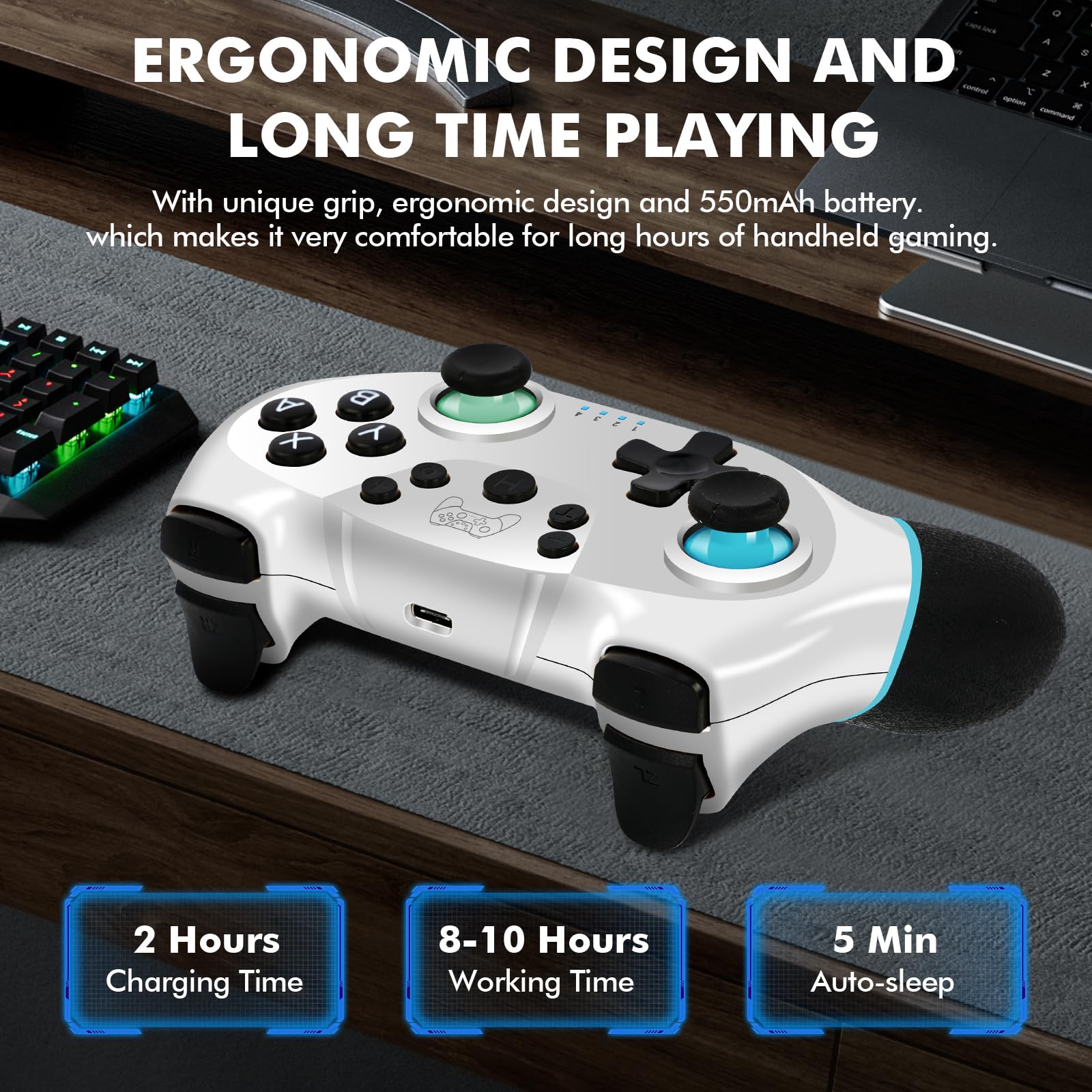 Snapklik.com : Zakgbxbig Controller For Switch, Wireless Pro Controller For Switch Lite ...
