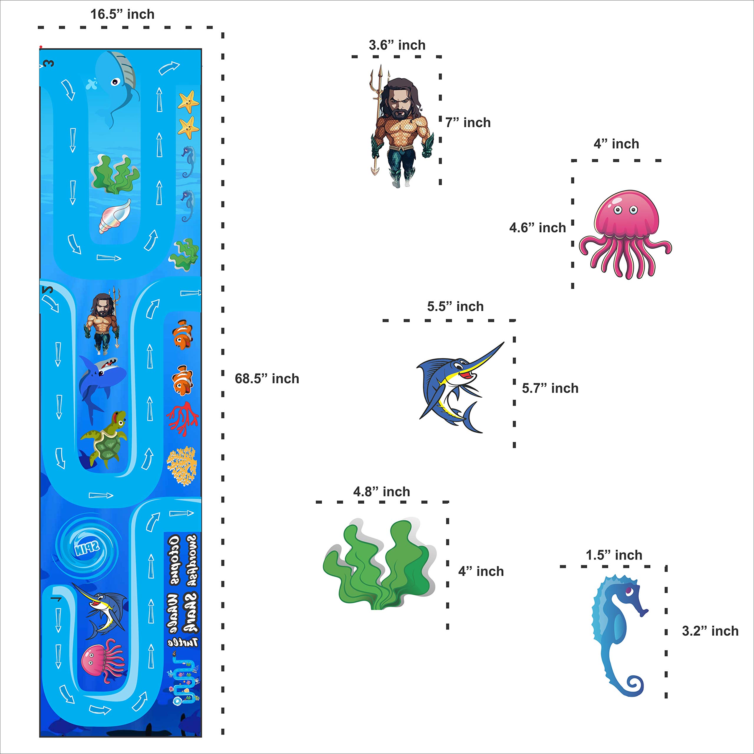 Buy HK Studio Education Floor Decal for Classroom Decor, School ...