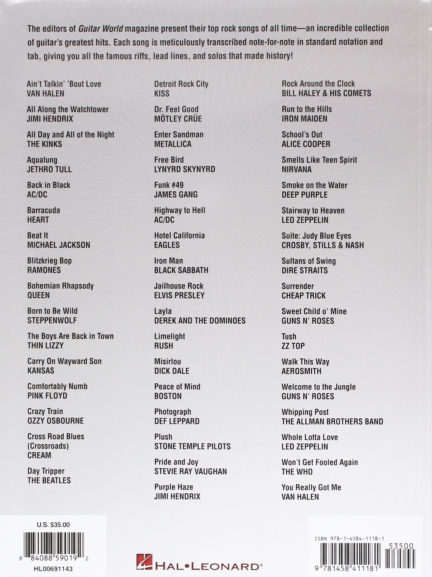 Guitar World: 50 Greatest Rock Songs Of All Time: Lehrmaterial für Gitarre (Guitar Recorded Versions) : Hal Leonard Publishing Corporation: Amazon.de: Books guitar-world-50-greatest-rock-songs-of-all-time-lehrmaterial-f-r-gitarre-guitar-recorded-versions-hal-leonard-publishing-corporation-amazon-de-books