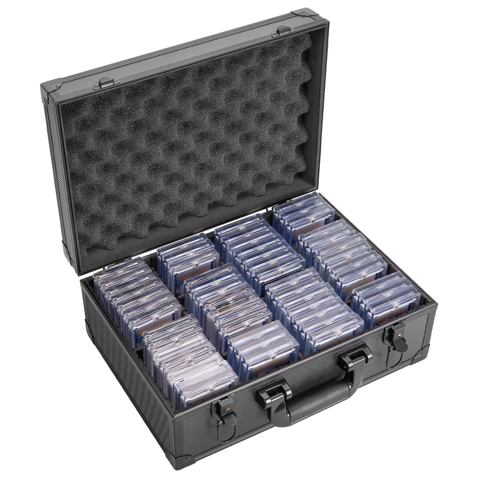 Amazon.com: LOCKCURX Toploader Storage Case with Key - 3“ x 4” 35pt ...
