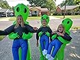 AOGU Inflatable Alien Rider Costume Halloween Costume for Adults and ...