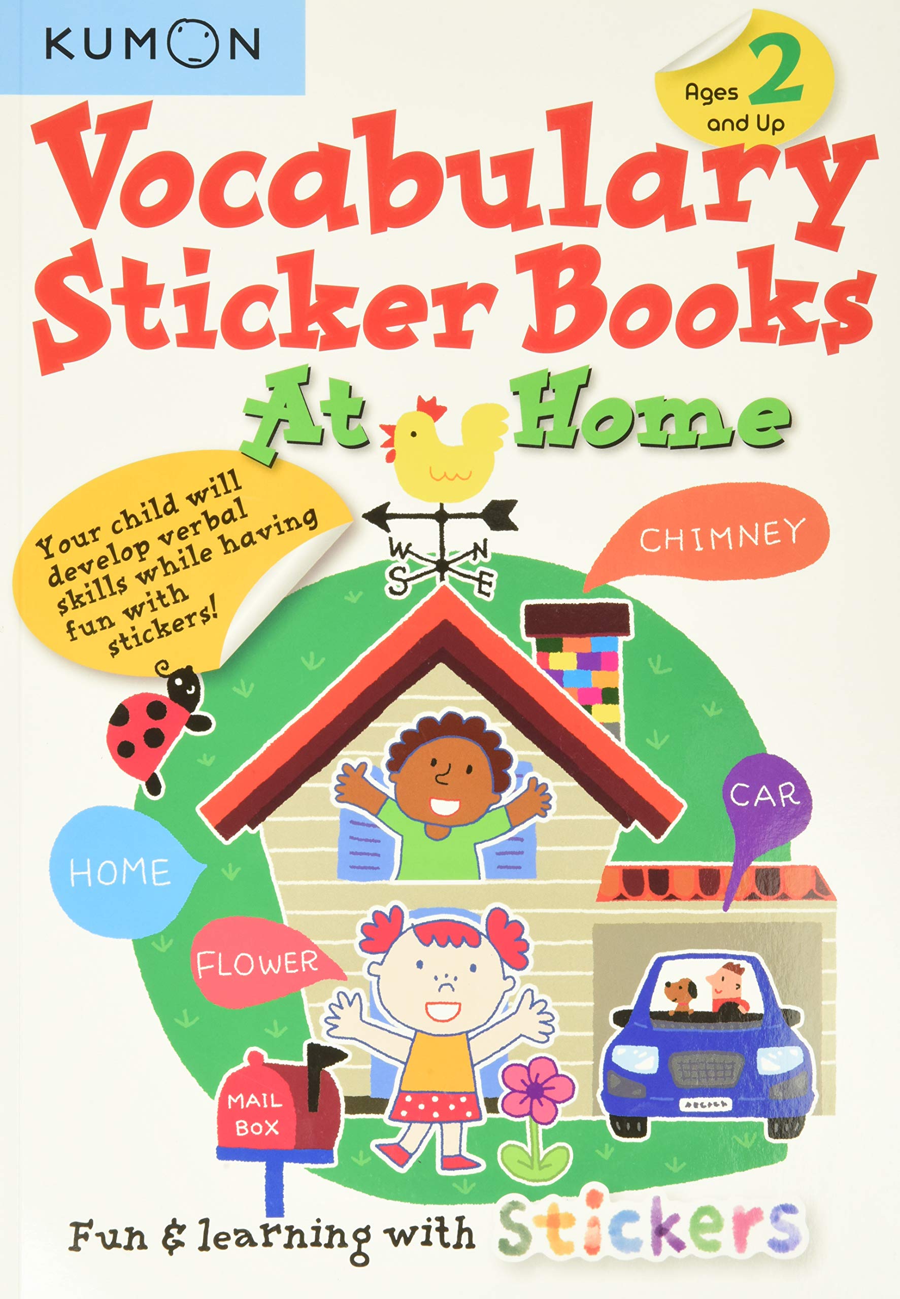 Kumon Vocabulary Sticker Books At Home (Kumon Basic Skills): Kumon ...