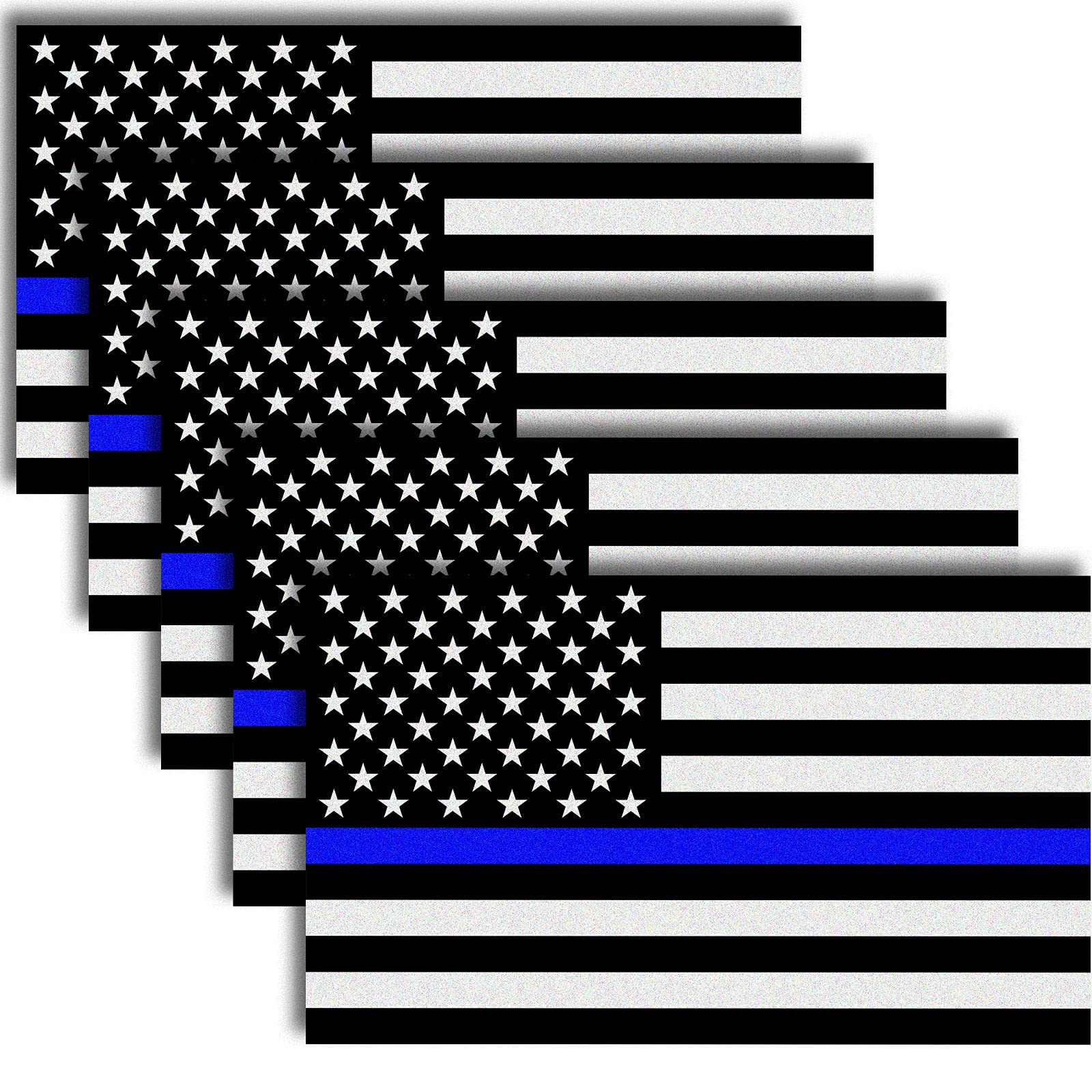 Snapklik.com : Reflective US Flag Decal Packs
