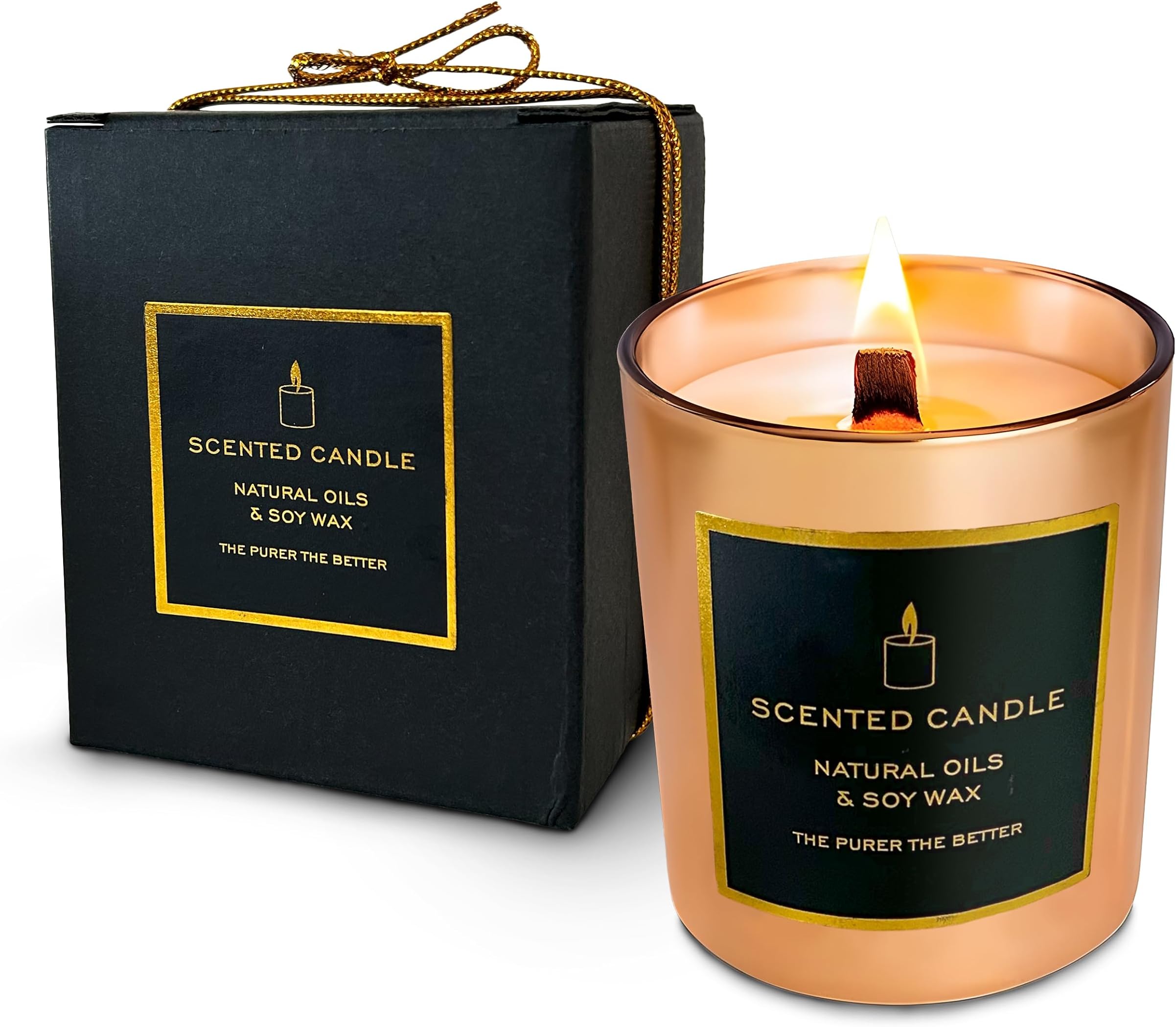 ANTAVA Velas Aromaticas Decorativas de 8oz con Aroma a Pera y Fresia ...