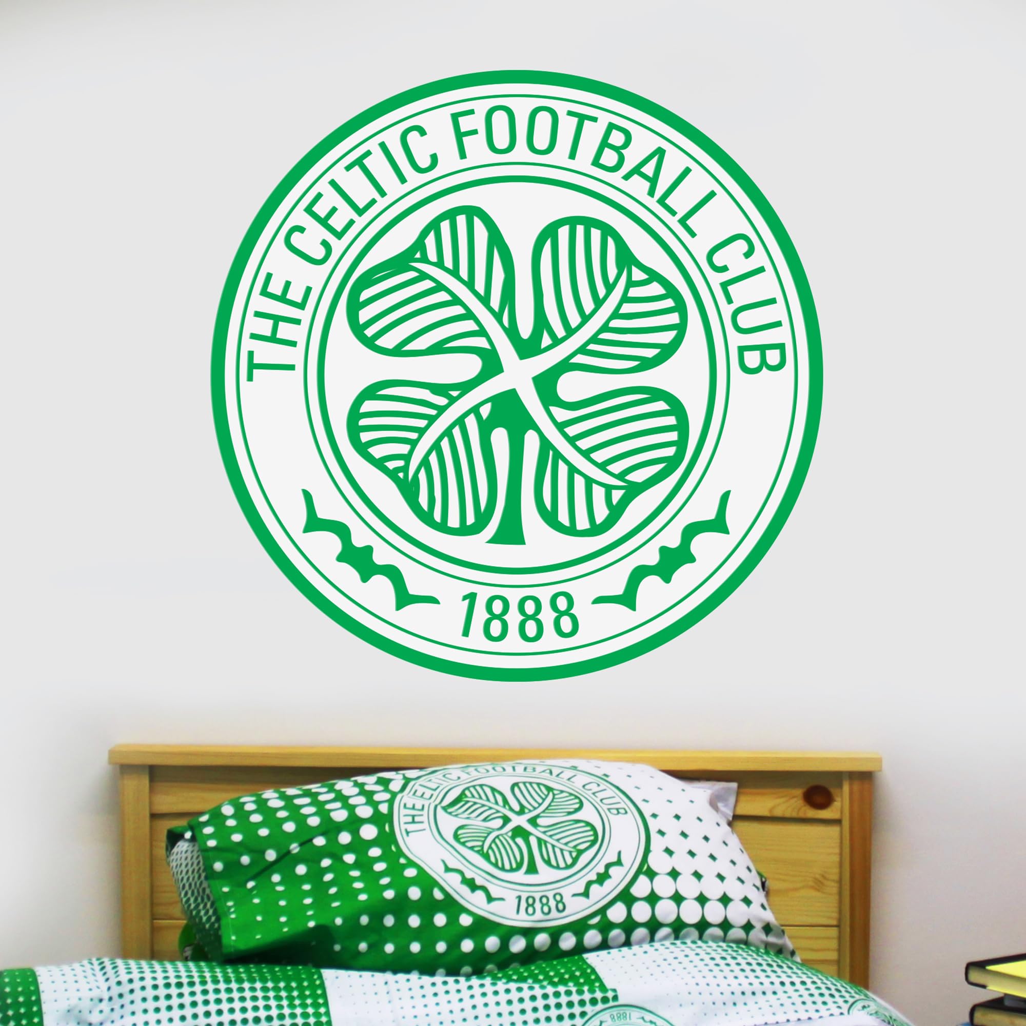 Beautiful Game Celtic Football Club Crest Set Wall Sticker Official ...