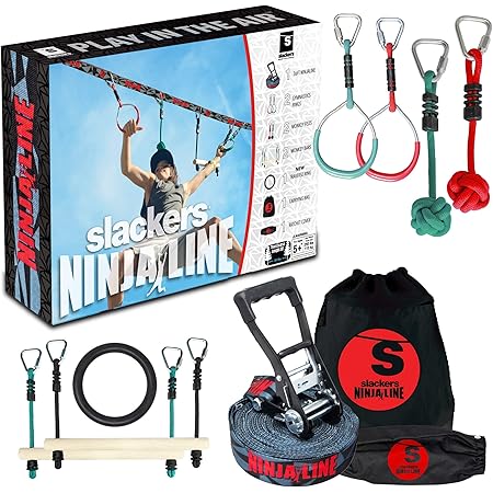 Amazon.com: Slackers Ninjaline Obstacle Course Buzzer w/LCD Display ...