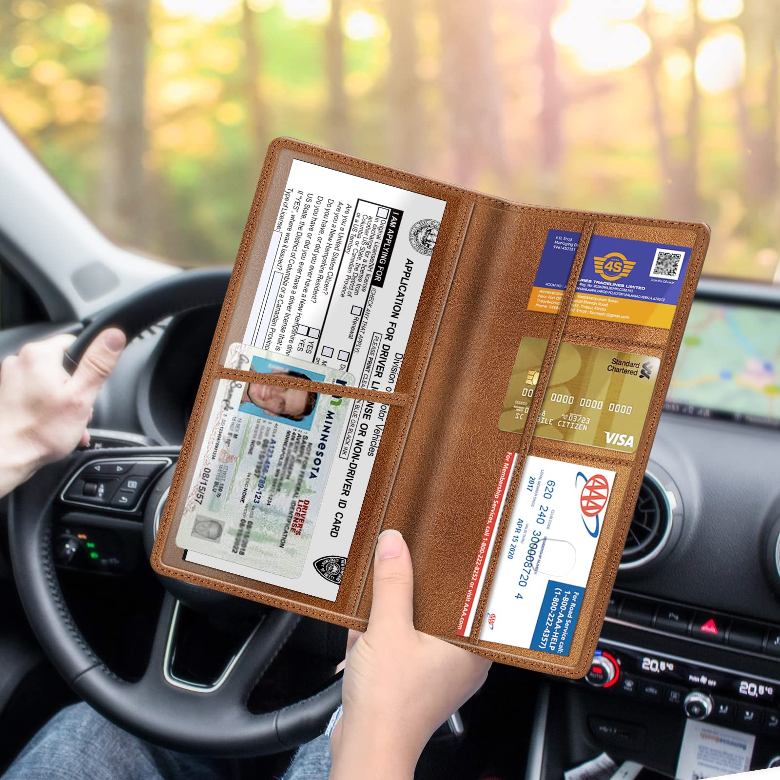 Snapklik.com : Car Registration And Insurance Card Holder, Vehicle ...