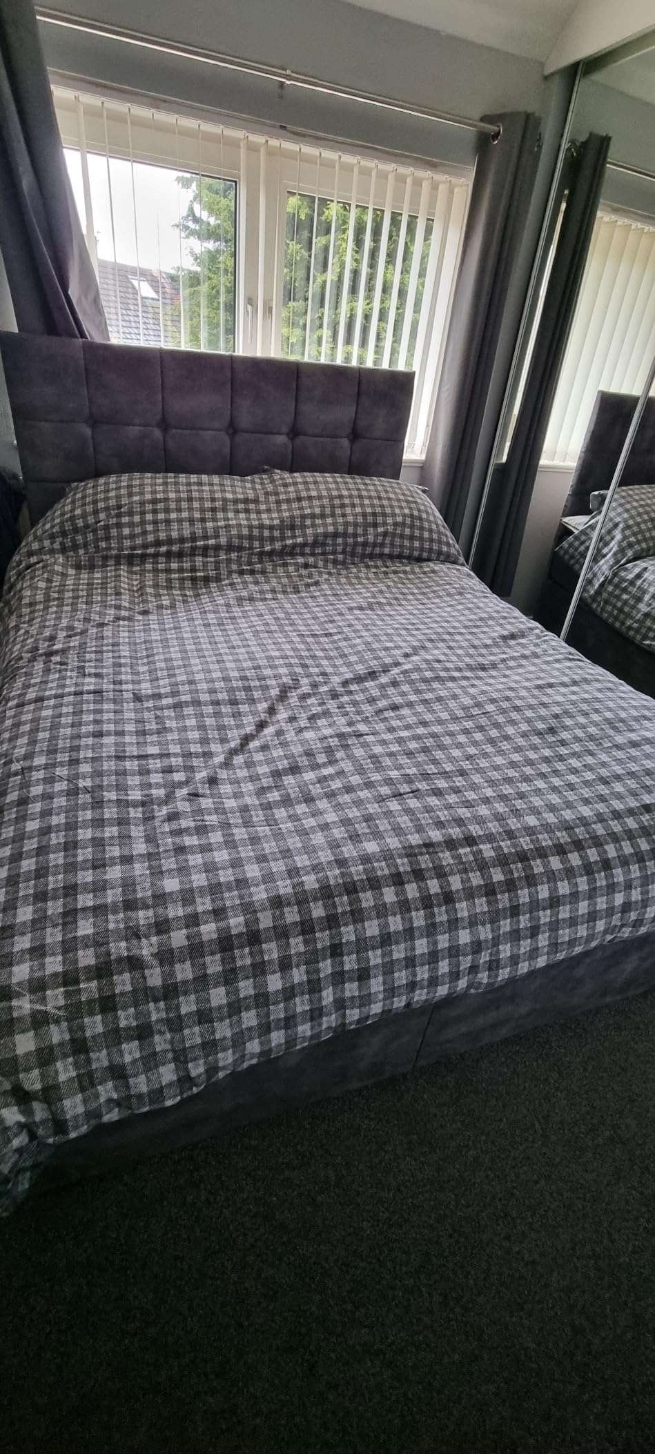 GC GAVENO CAVAILIA Checked Duvet Cover Double (200cm x 200cm) - Quilt ...