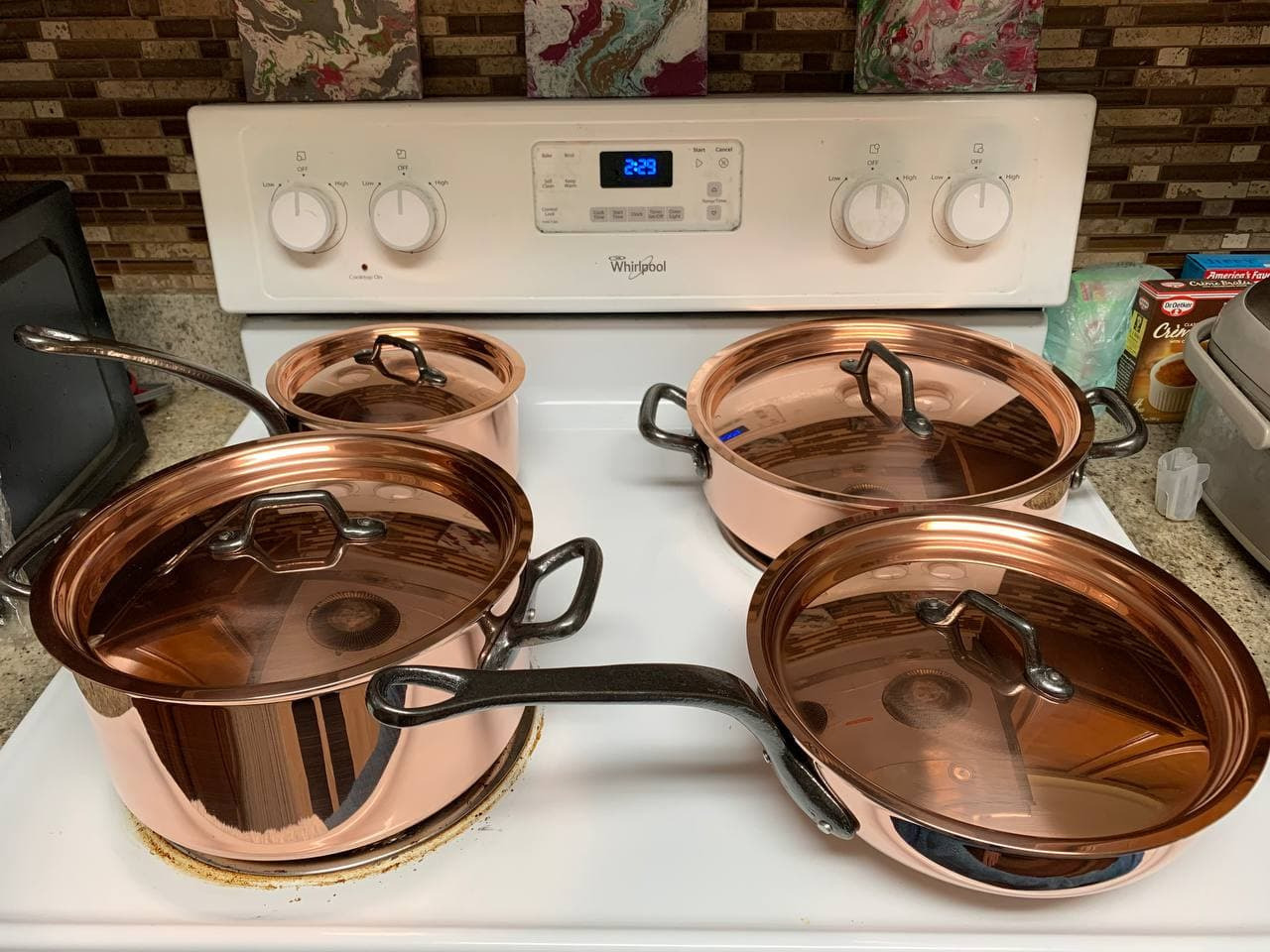 $73/mo - Finance Matfer Bourgeat 8 Piece Copper Cookware Set ...