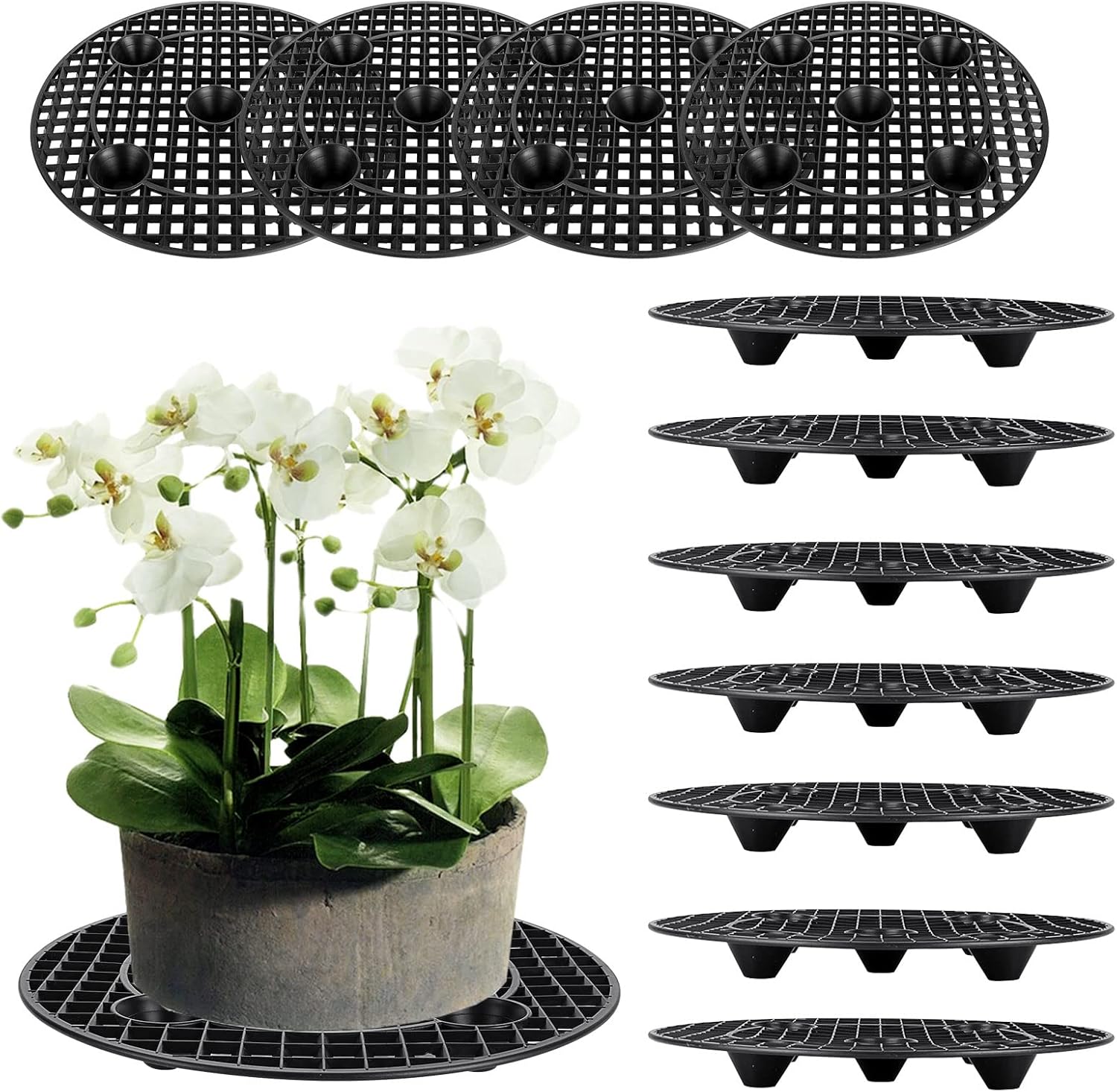 Amazon.com: LISHINE 12 Pieces 12 Inch Plant Riser for Pots Indoor ...