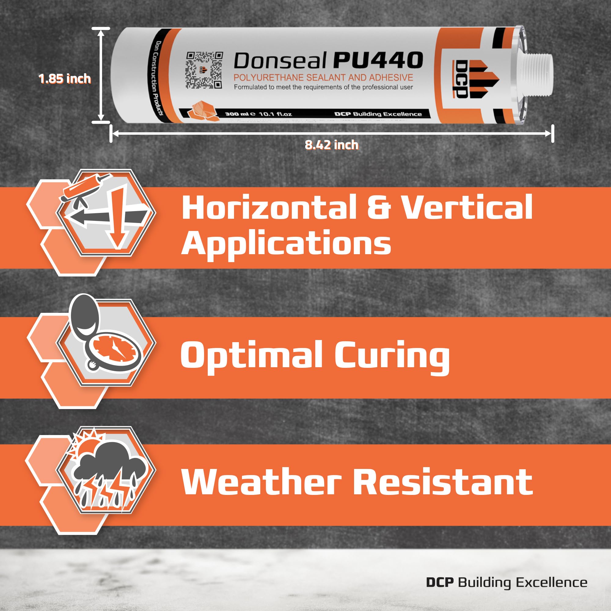 Snapklik.com : DCP Donseal PU440 Polyurethane Concrete Sealant 1 Pack ...