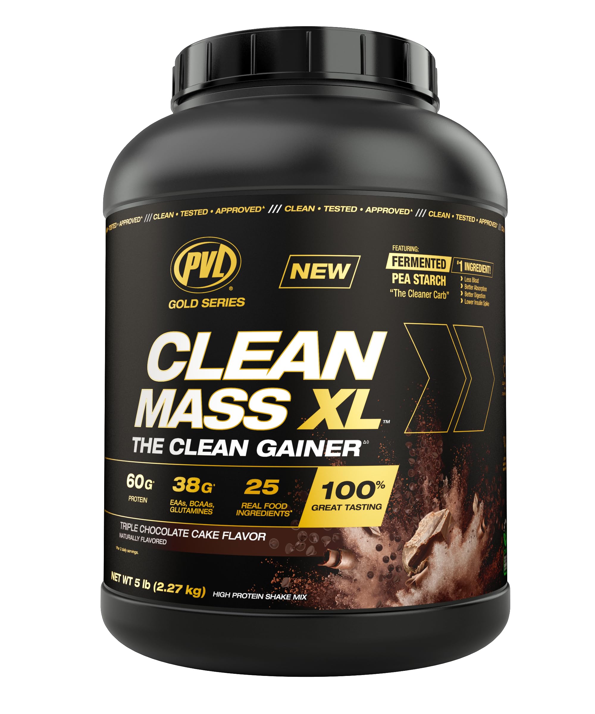 Amazon.com: PVL Gold Series - Clean Mass XL - The Clean Muscle Mass ...