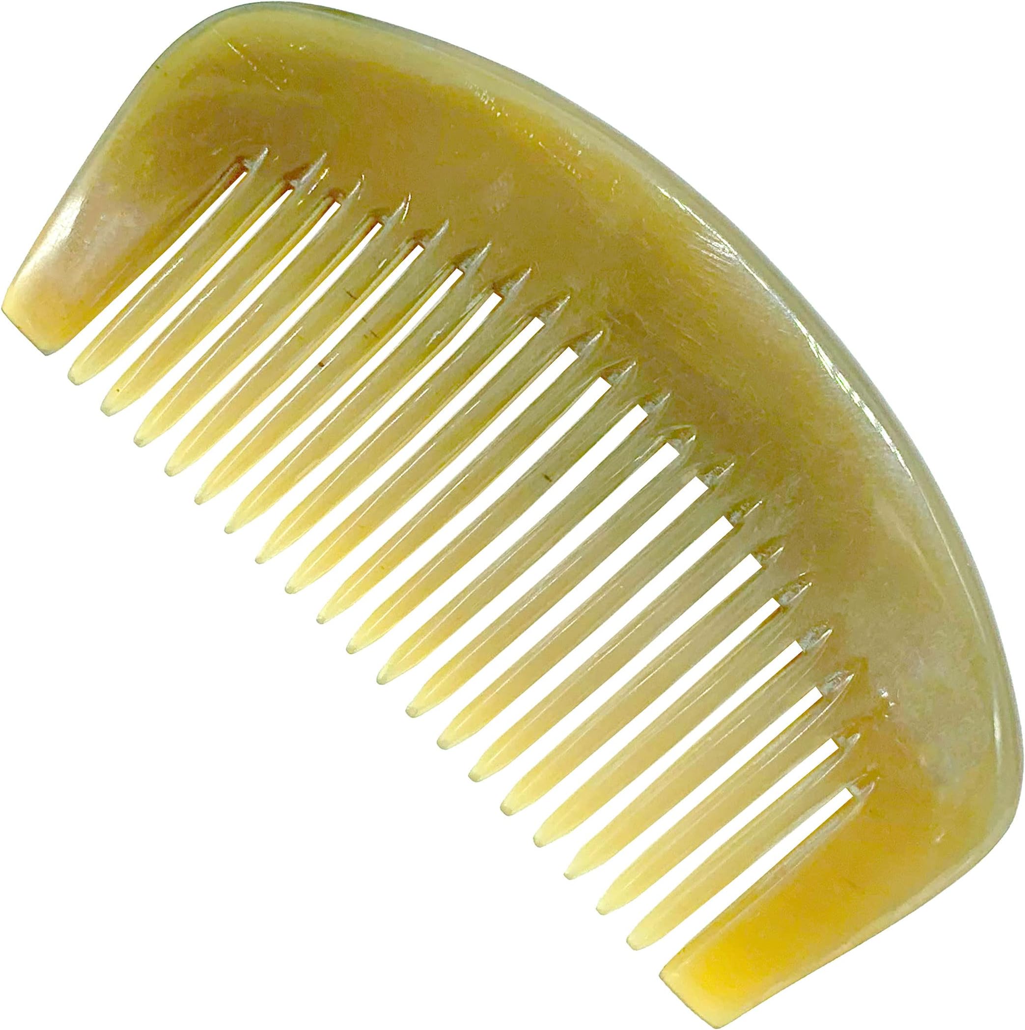 Amazon.com : Breezelike Hair and Beard Comb - Mini Sheep Horn Comb for ...